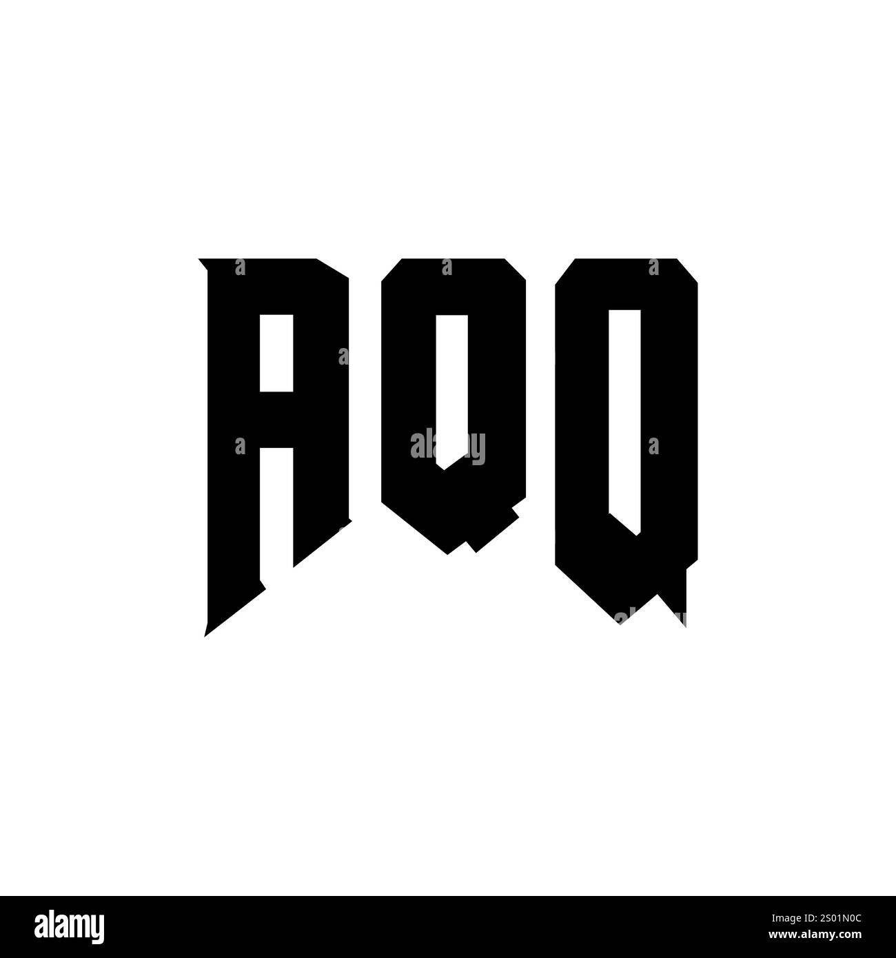 Aqq logo design Stock Vector Images - Alamy