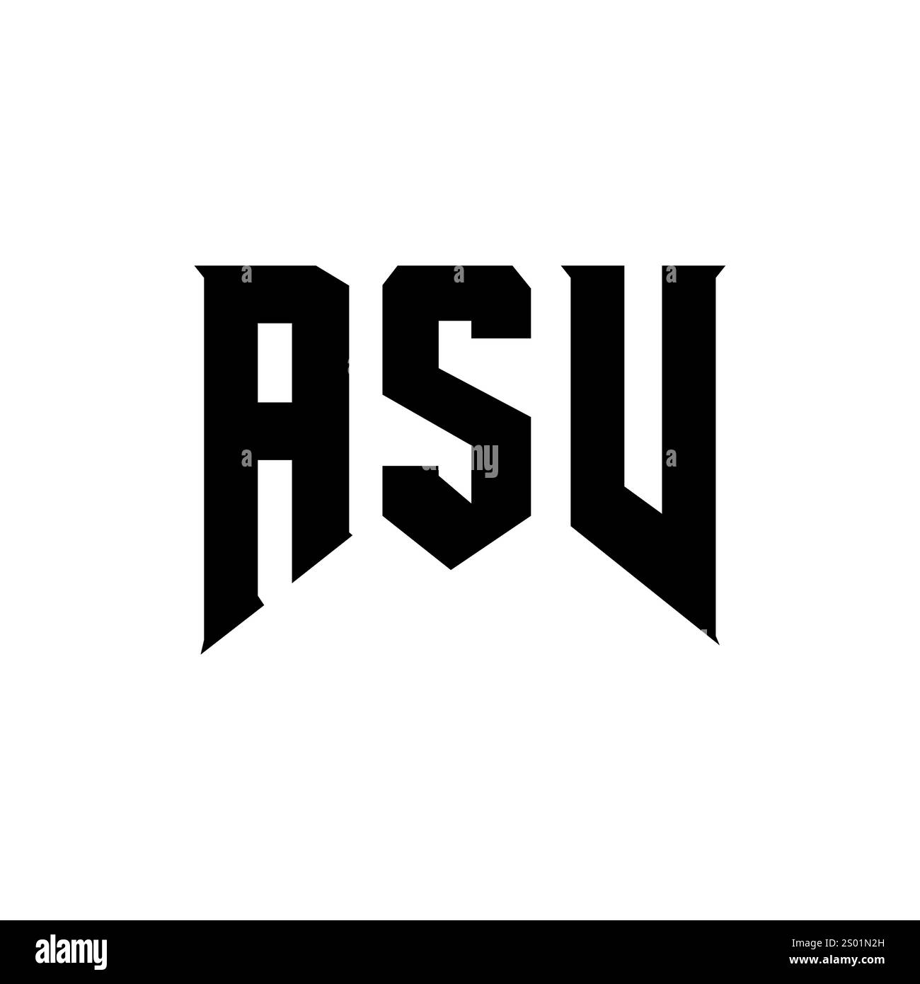 ASV letter logo design for technology company. ASV logo design black ...