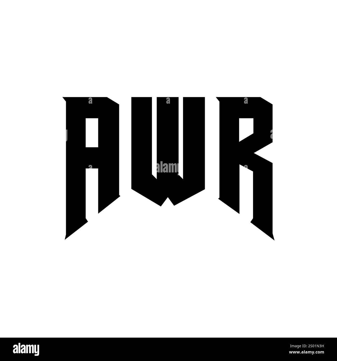 AWR letter logo design for technology company. AWR logo design black ...