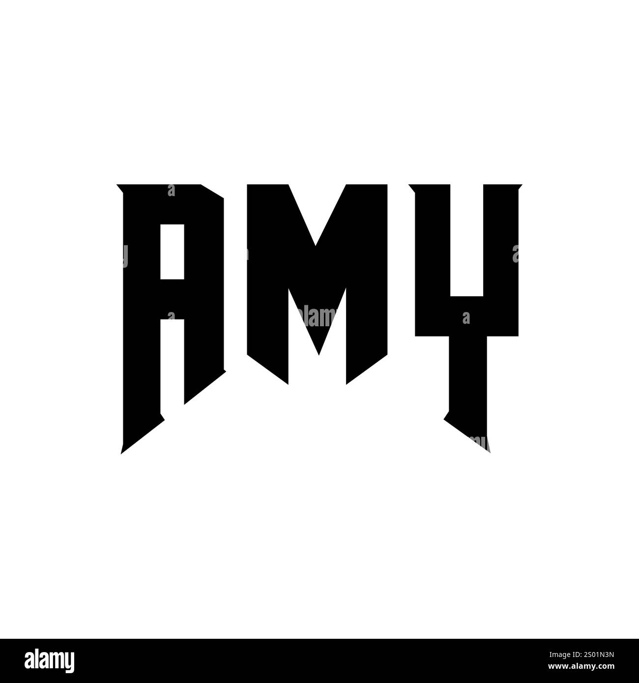Amy logo design Cut Out Stock Images & Pictures - Alamy