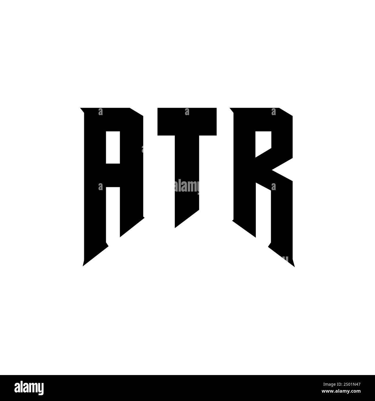 ATR letter logo design for technology company. ATR logo design black ...