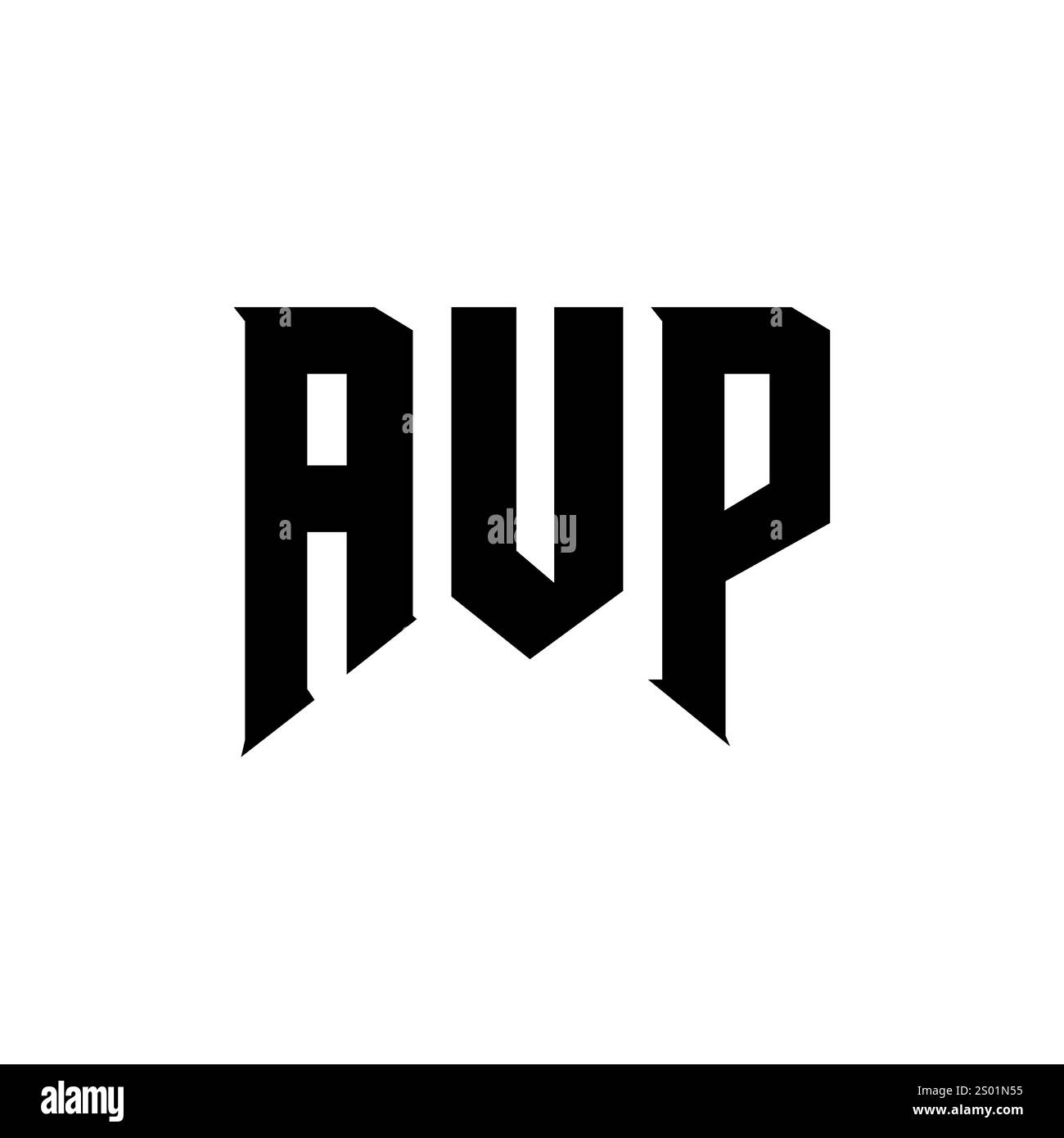AUP letter logo design for technology company. AUP logo design black ...
