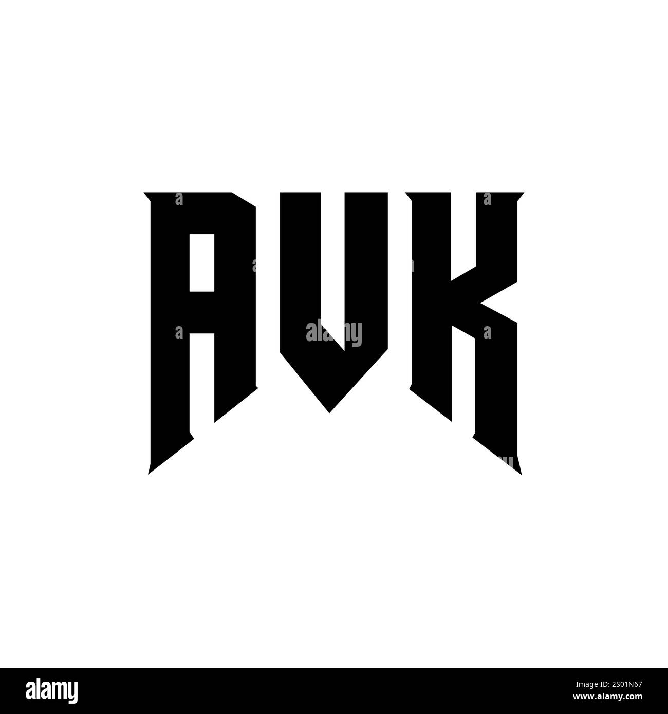 AVK letter logo design for technology company. AVK logo design black ...