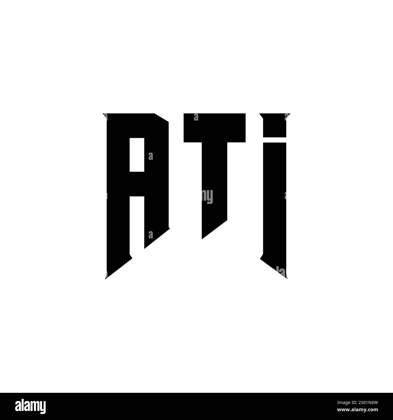 Ati logo design Black and White Stock Photos & Images - Alamy