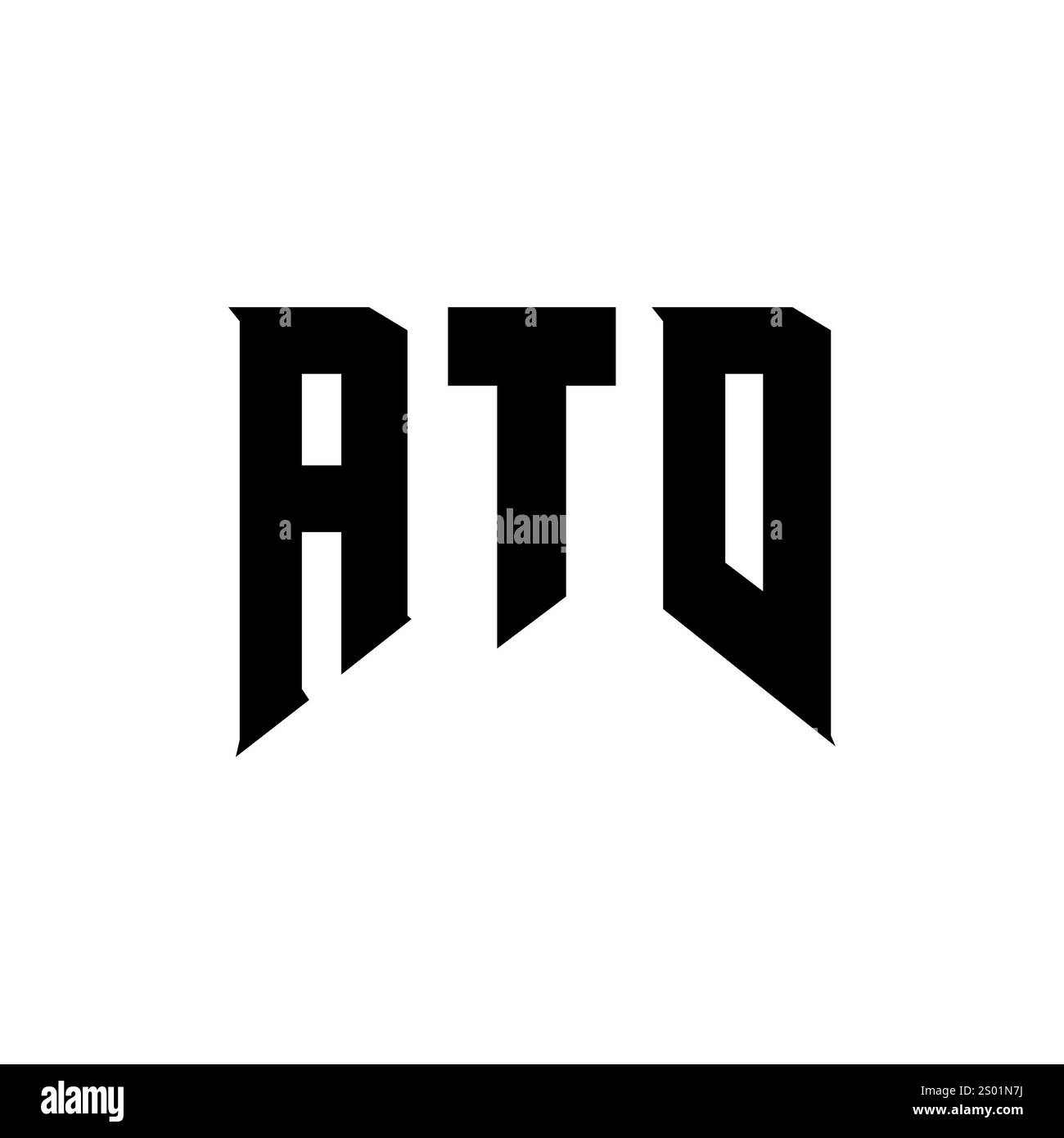 ATD letter logo design for technology company. ATD logo design black ...