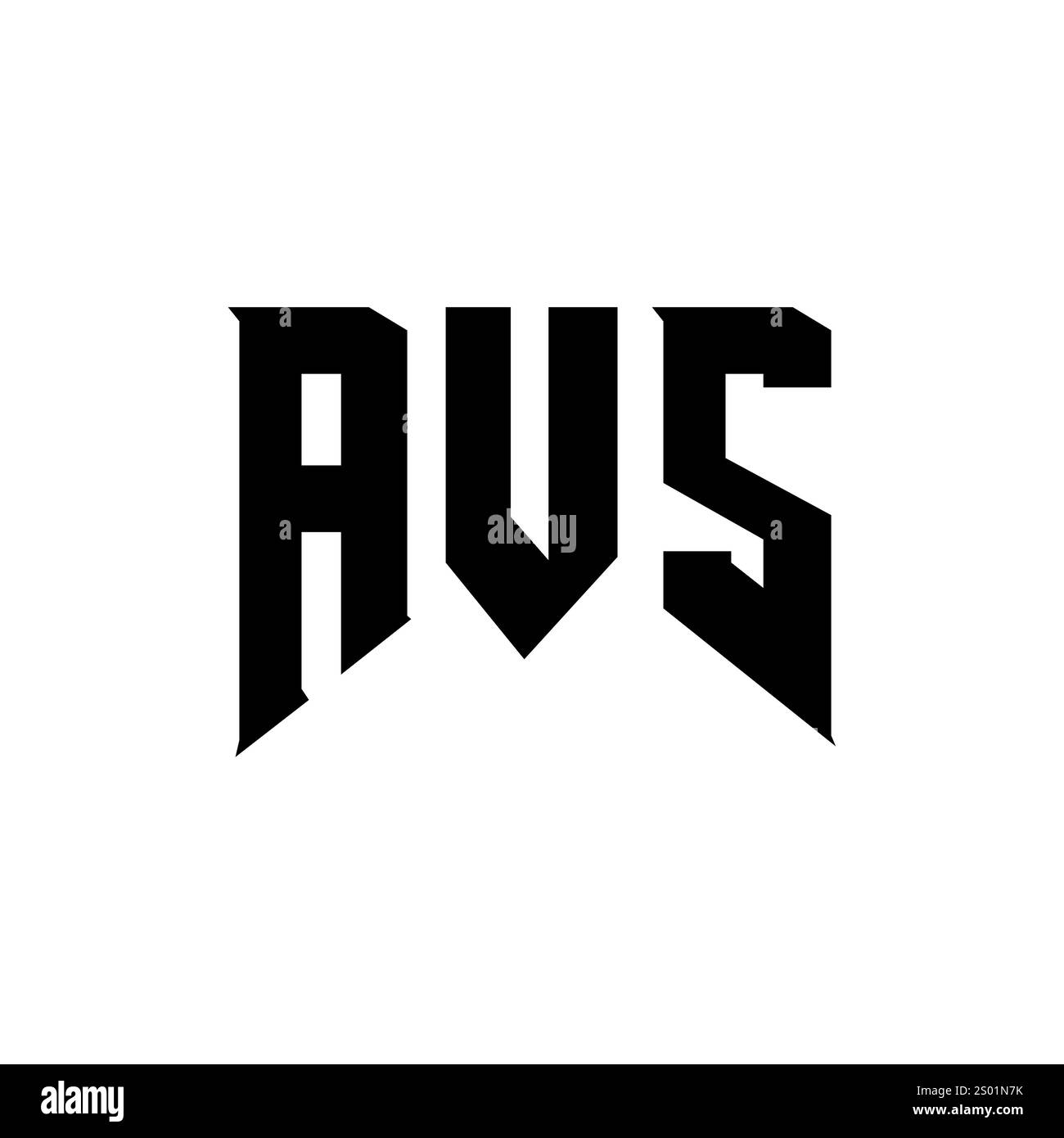 AVS letter logo design for technology company. AVS logo design black ...