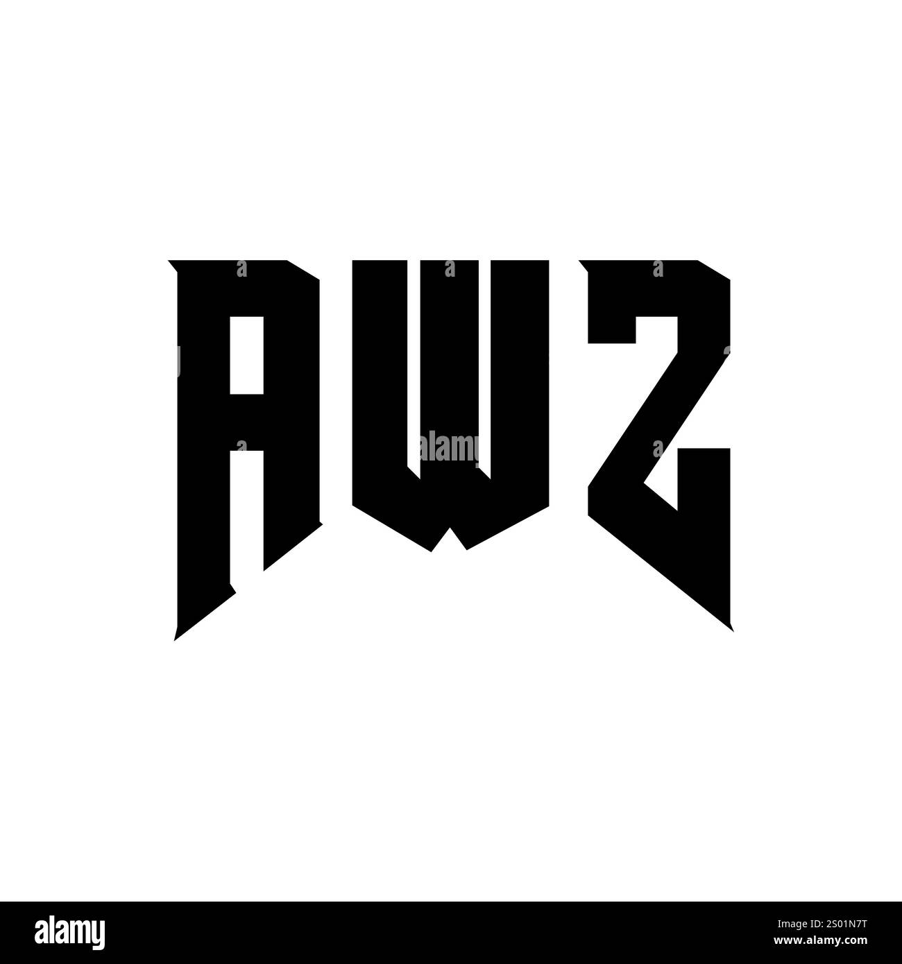 Awz logo design Cut Out Stock Images & Pictures - Alamy