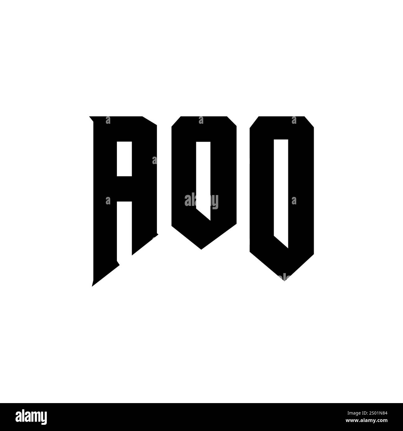 Aoo logo design Stock Vector Images - Alamy