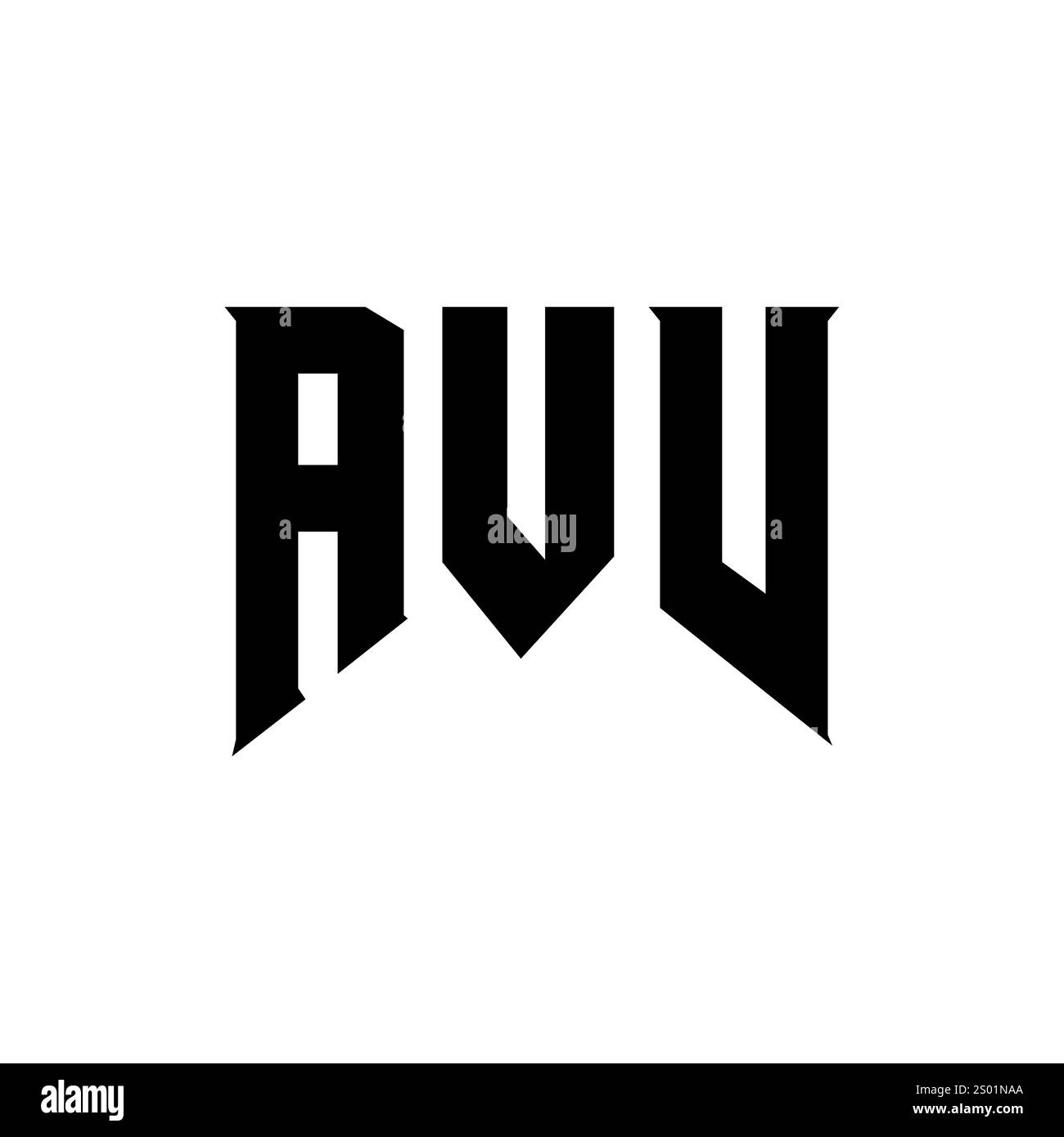 Avv logo design Stock Vector Images - Alamy