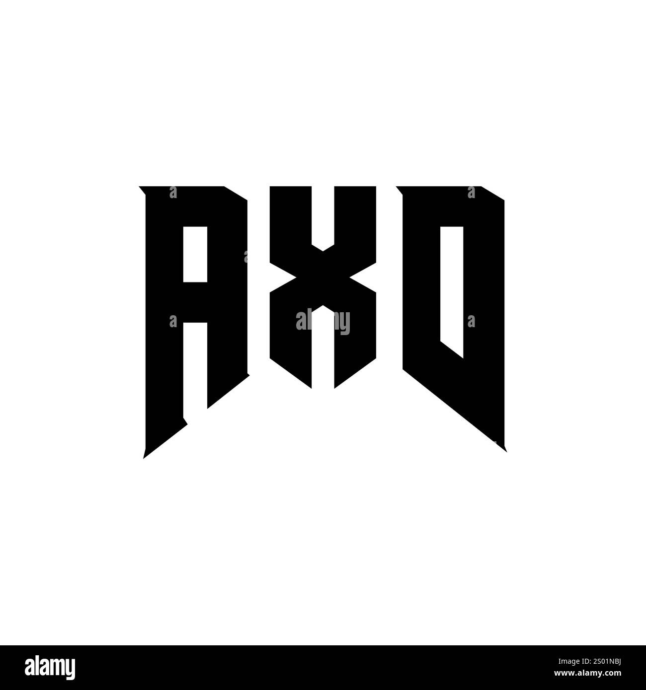 AXD letter logo design for technology company. AXD logo design black ...