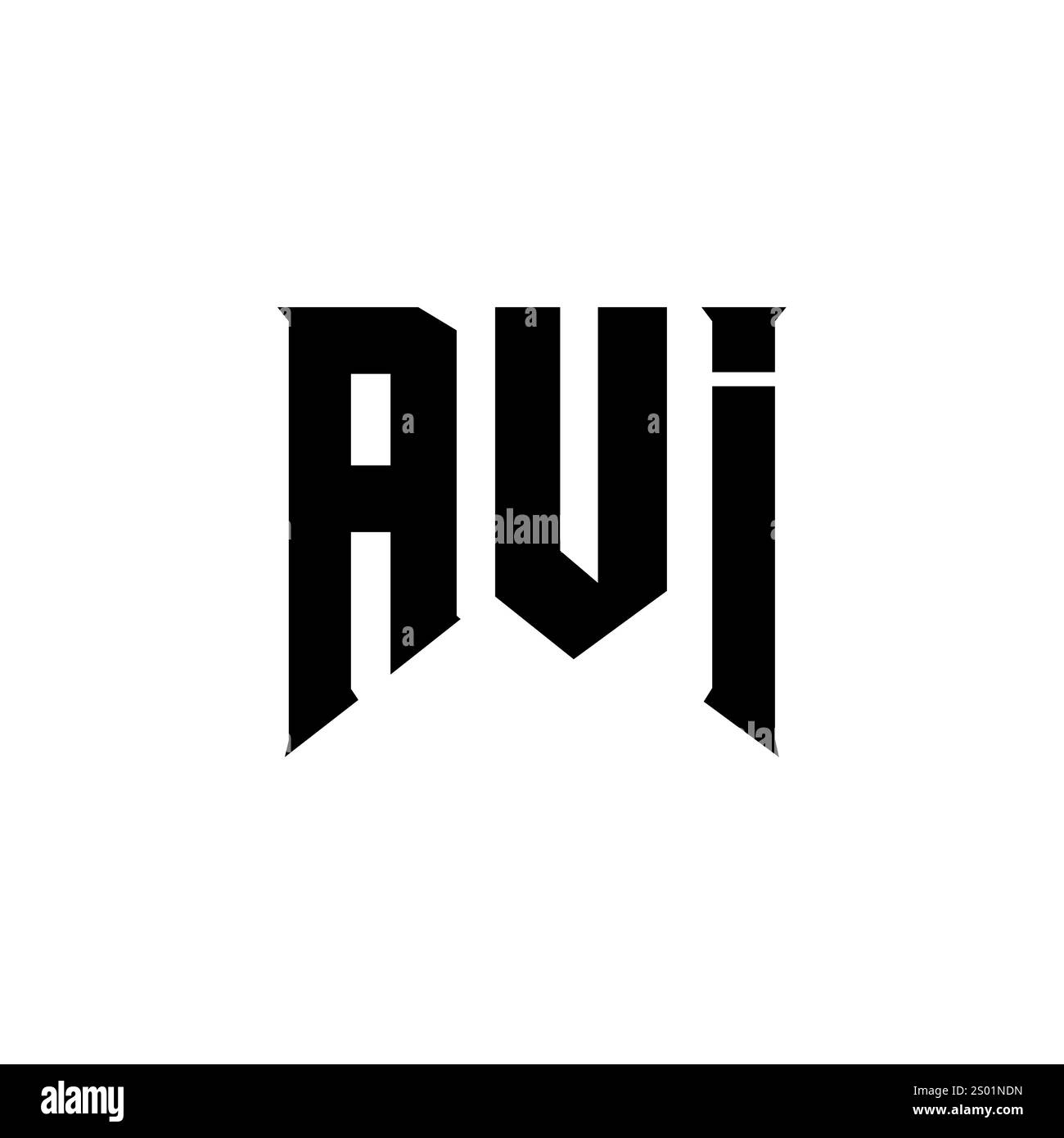 AUI letter logo design for technology company. AUI logo design black ...