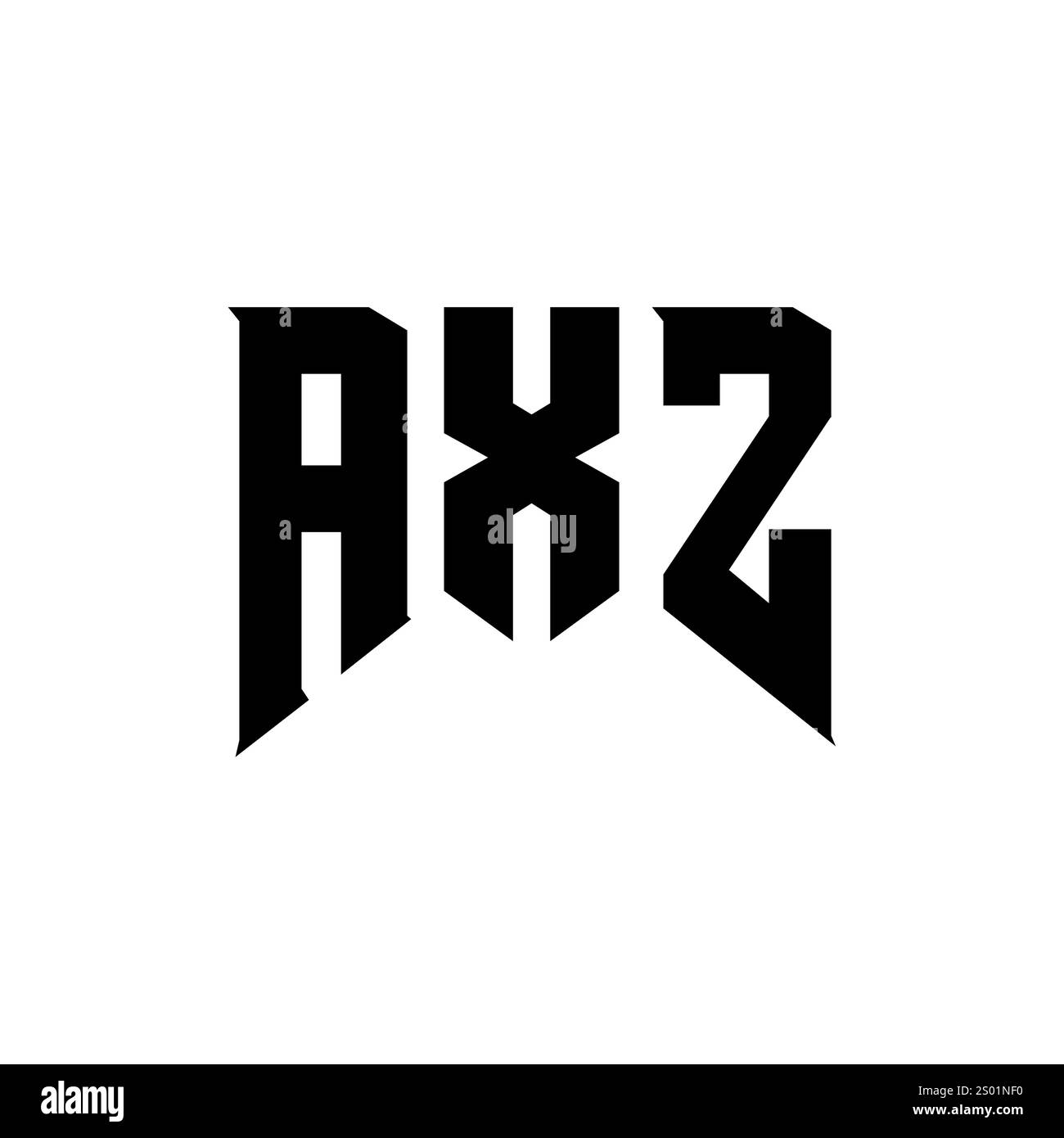 Axz logo design hi-res stock photography and images - Alamy