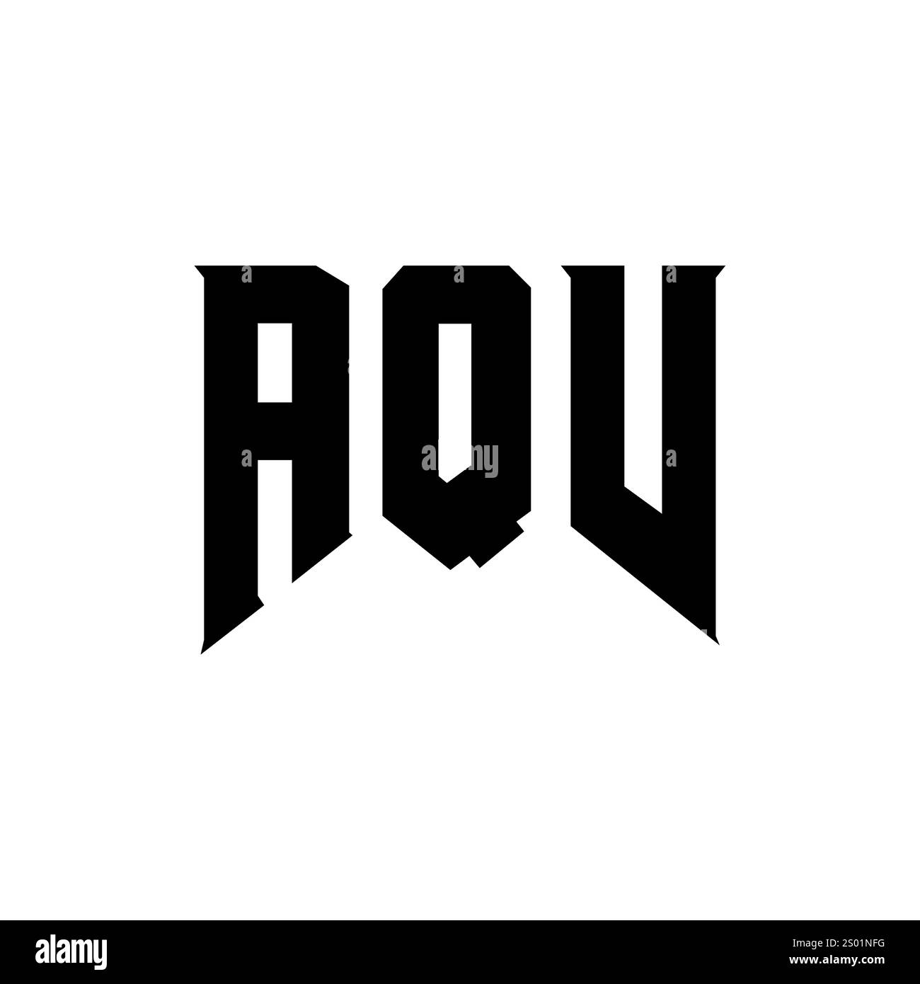 Aqv logo design hi-res stock photography and images - Alamy