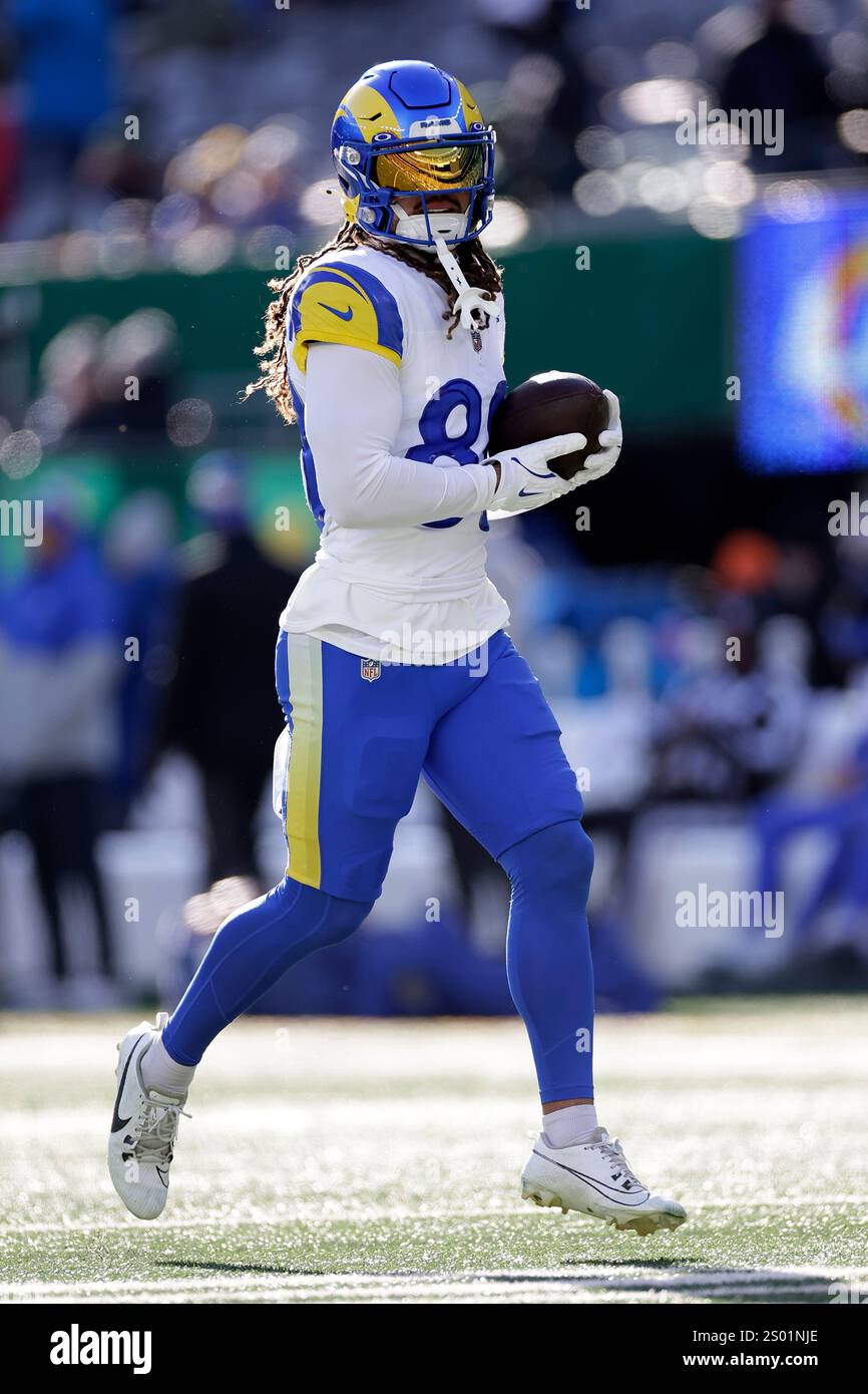 Los Angeles Rams wide receiver Jordan Whittington (88) warms up before ...