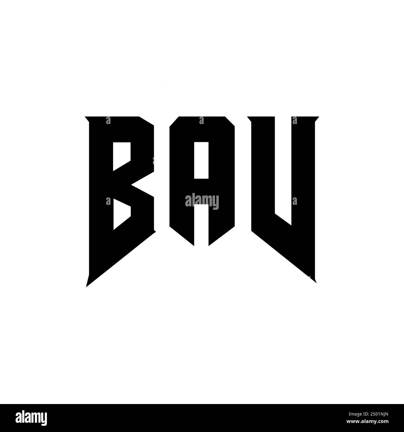 BAV letter logo design for technology company. BAV logo design black ...