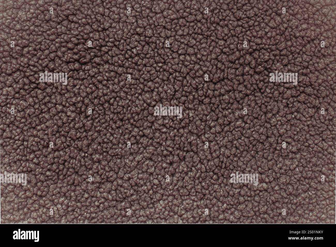 Brown fuzzy textile surface with a detailed close-up of its dense ...