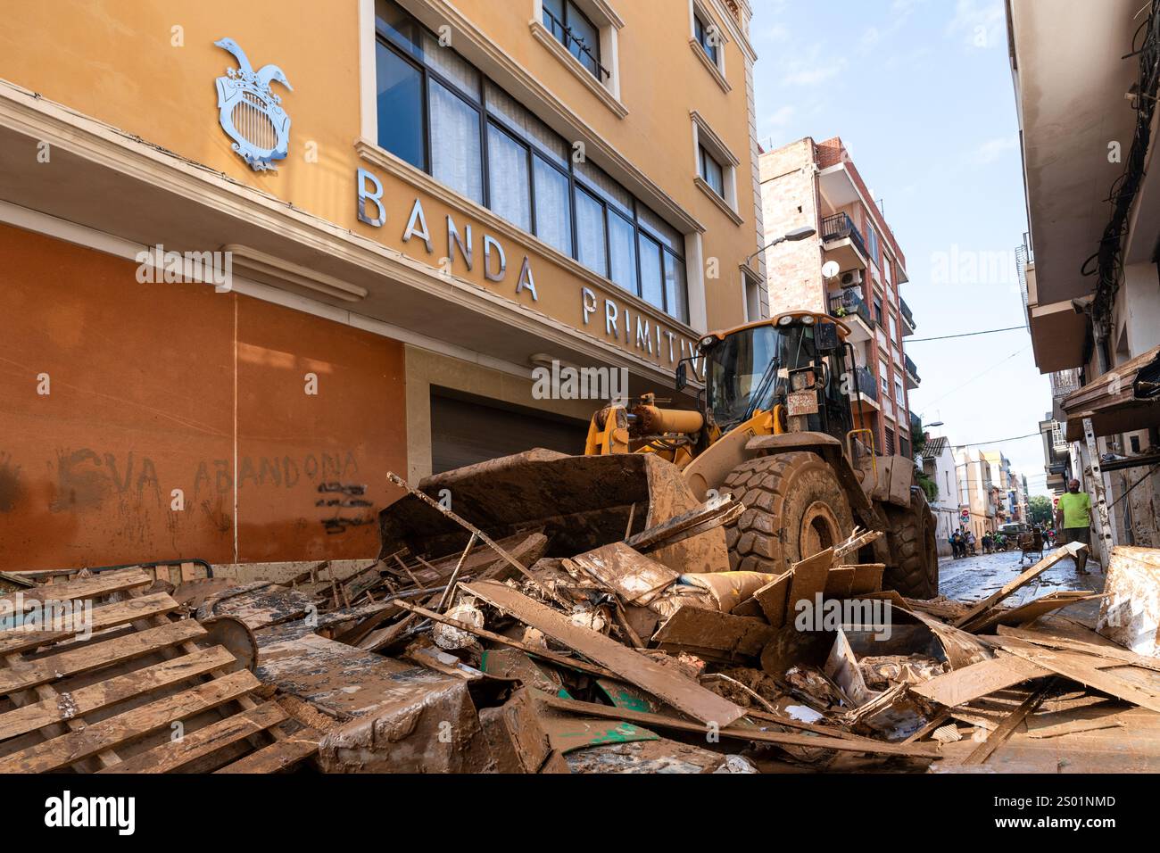 DANA flooding effects. Flood impacts, Valencia, Spain Stock Photo - Alamy