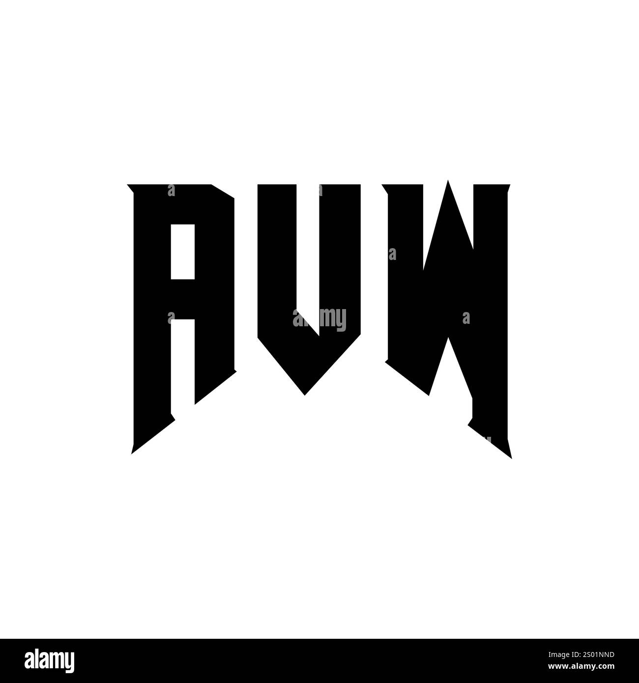AVW letter logo design for technology company. AVW logo design black ...
