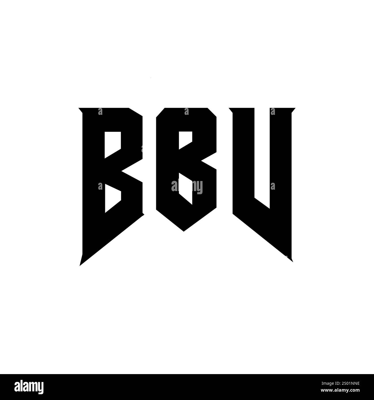 BBV letter logo design for technology company. BBV logo design black ...