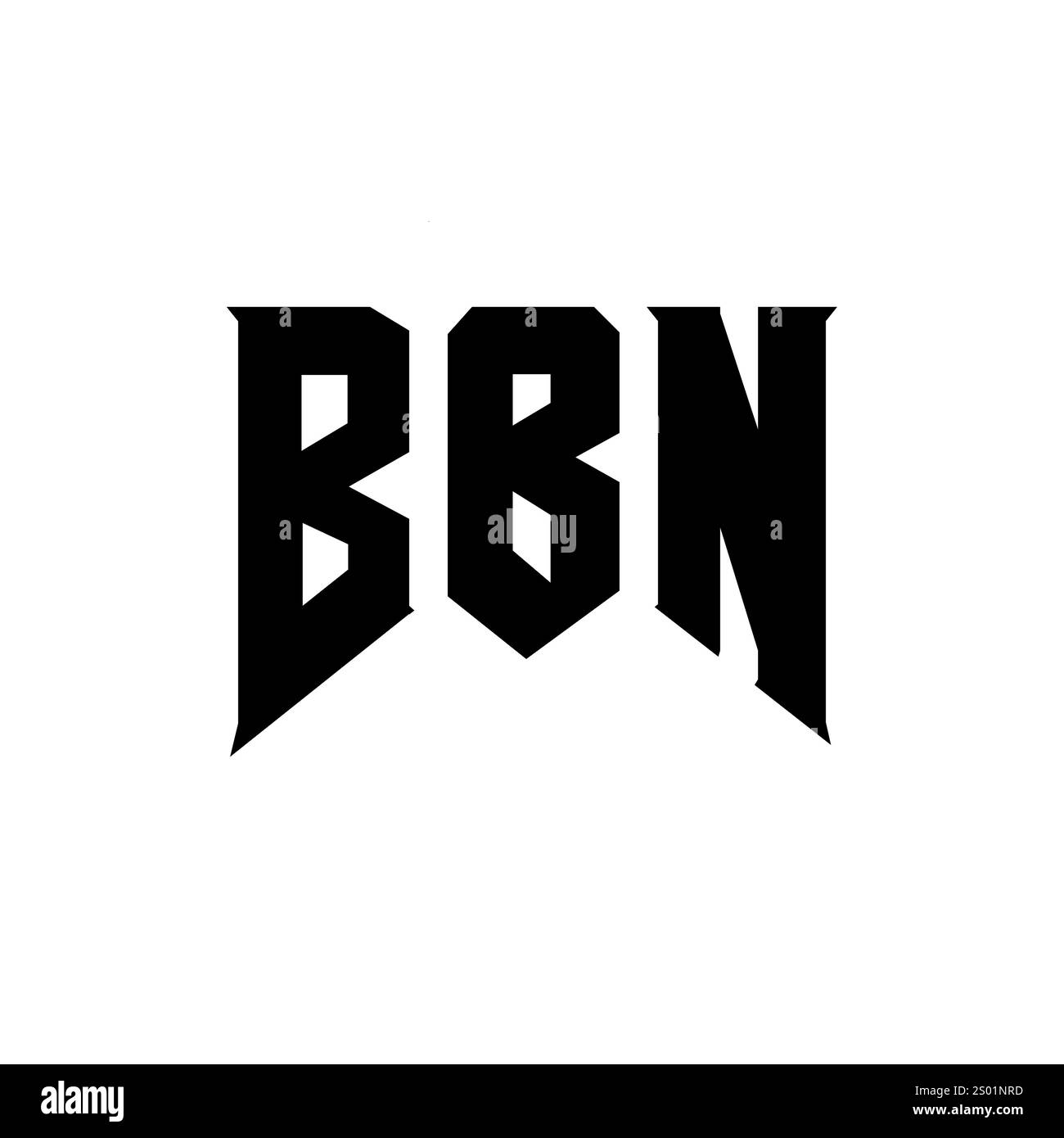BBN letter logo design for technology company. BBN logo design black ...