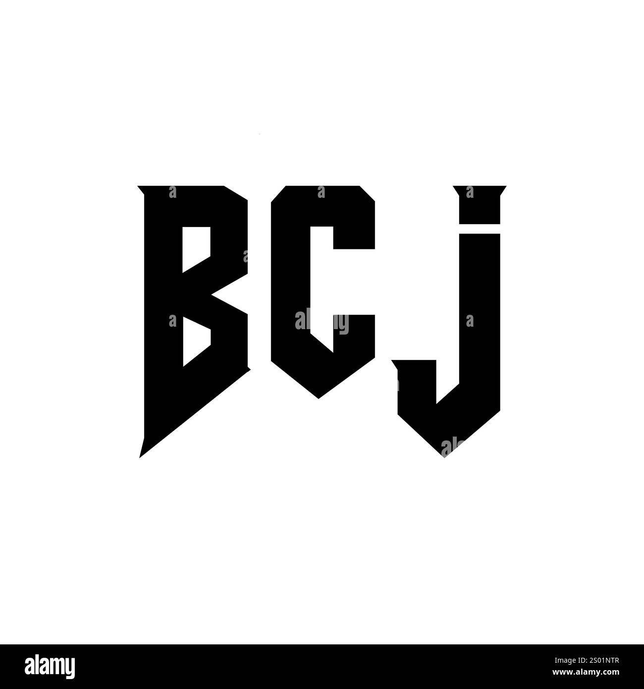 BCJ letter logo design for technology company. BCJ logo design black ...