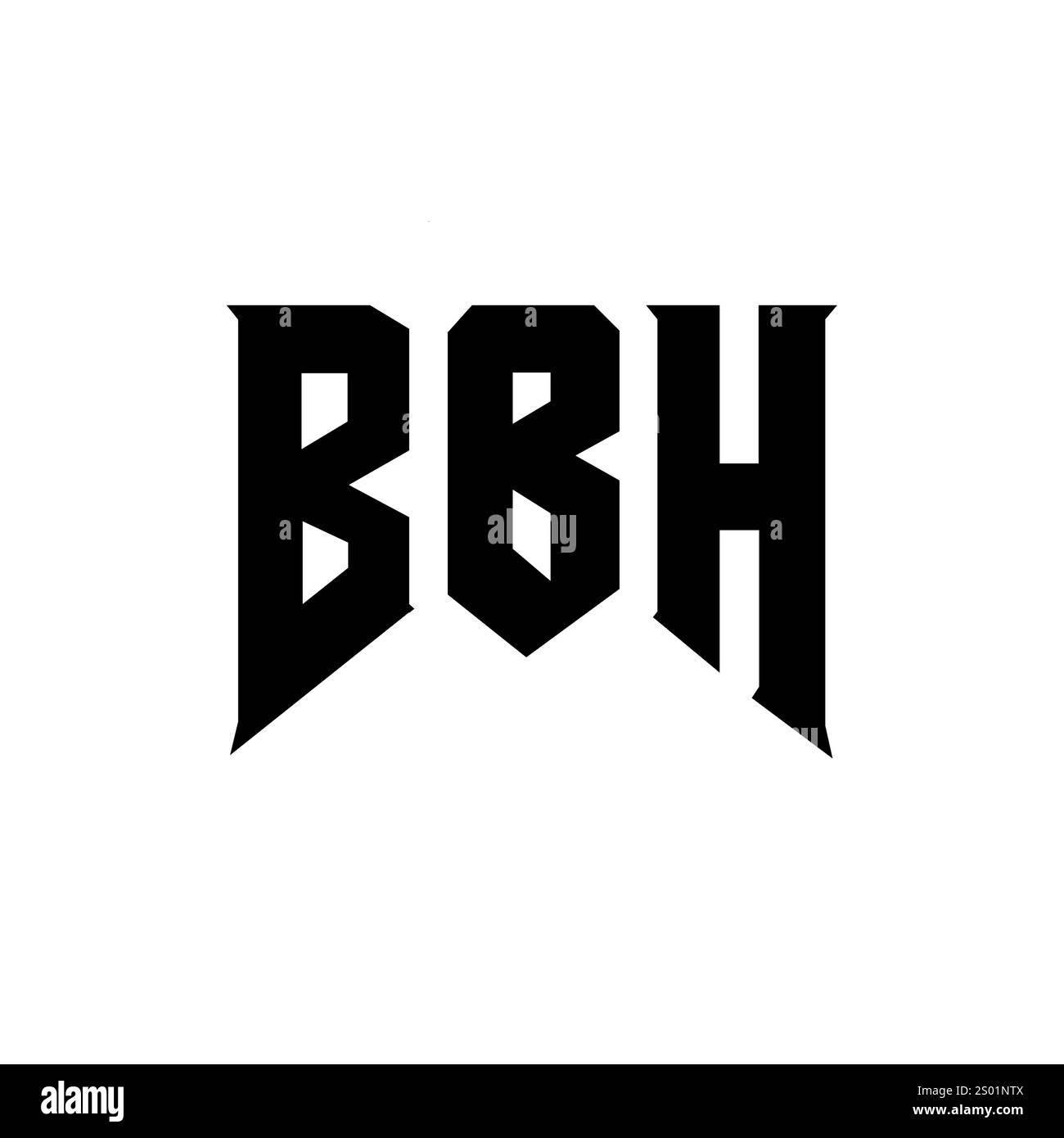 BBH letter logo design for technology company. BBH logo design black ...