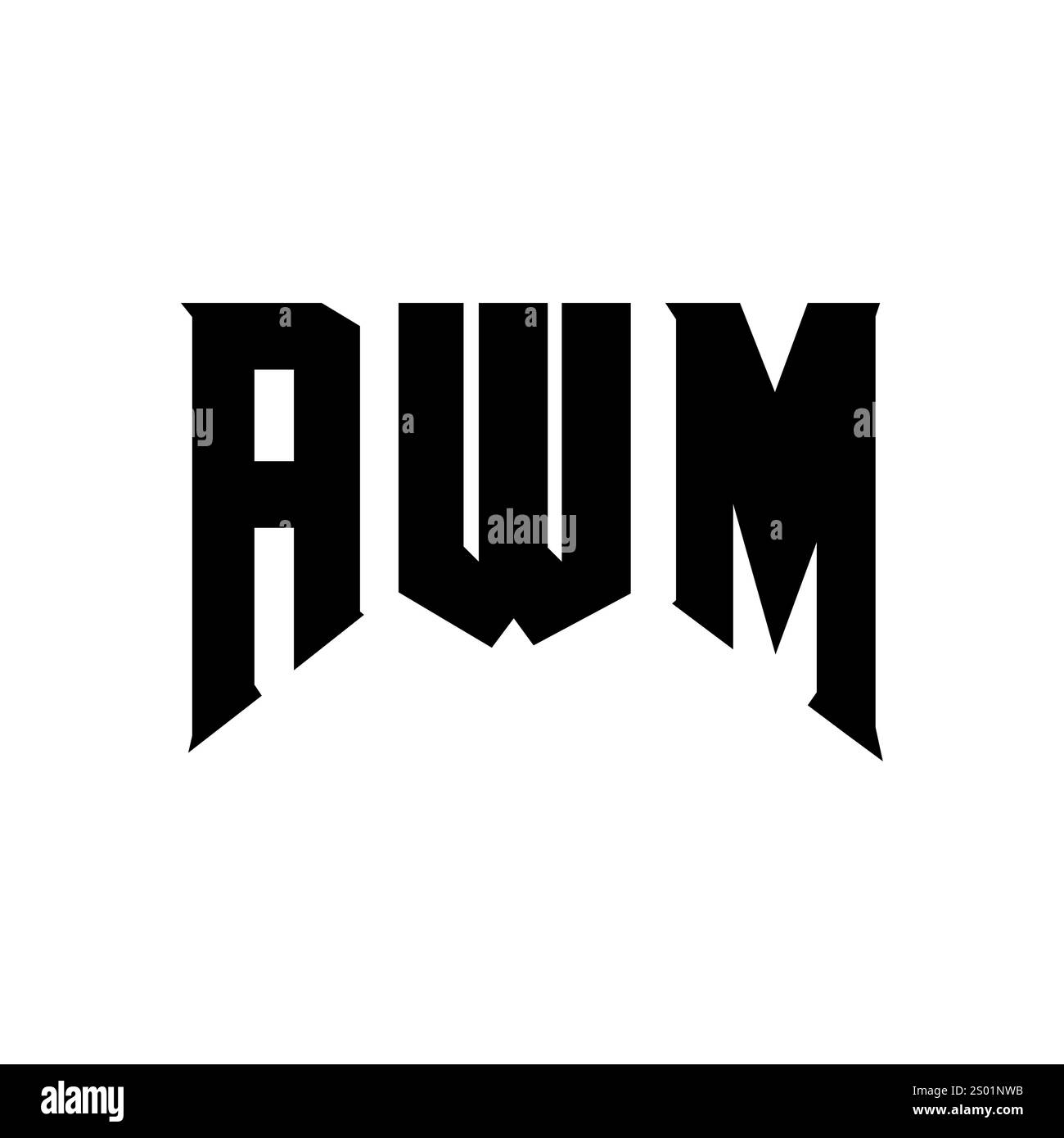 Awm logo design hi-res stock photography and images - Alamy