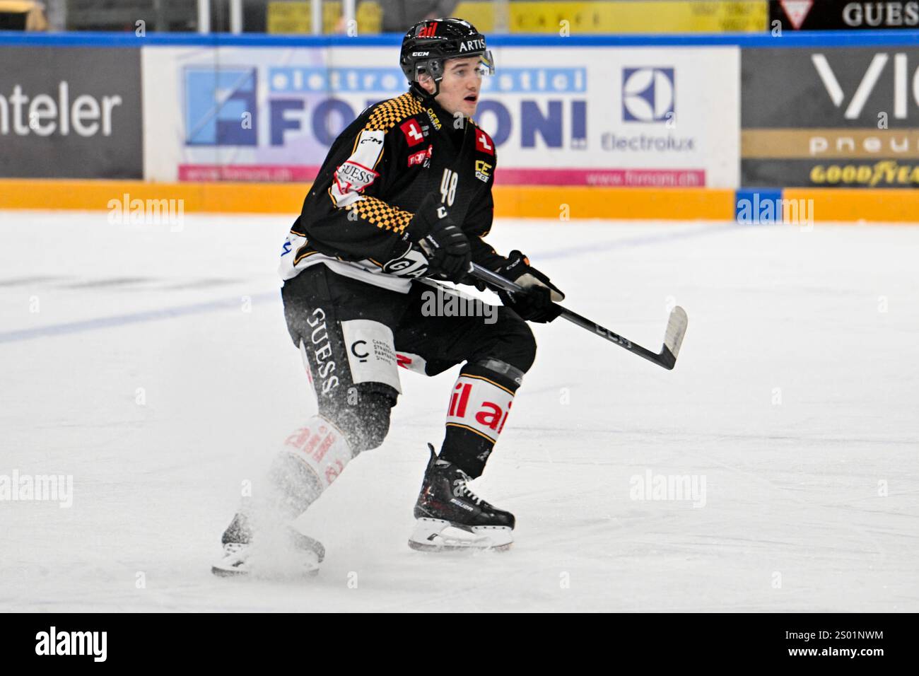 Porza, Switzerland. 23rd Dec, 2024. 23/12/2024, Porza, Cornèr Arena, NL ...