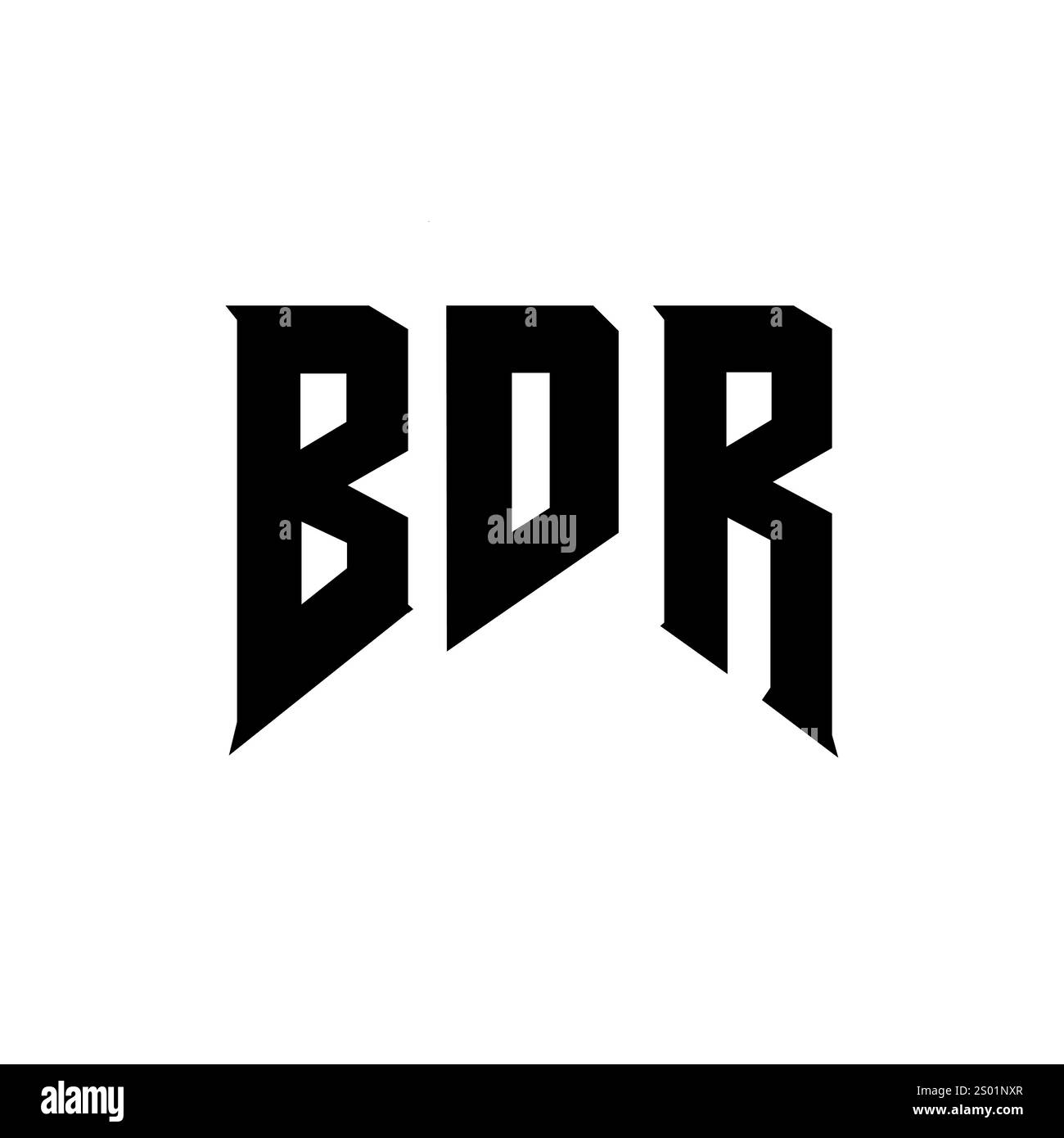 BDR letter logo design for technology company. BDR logo design black ...