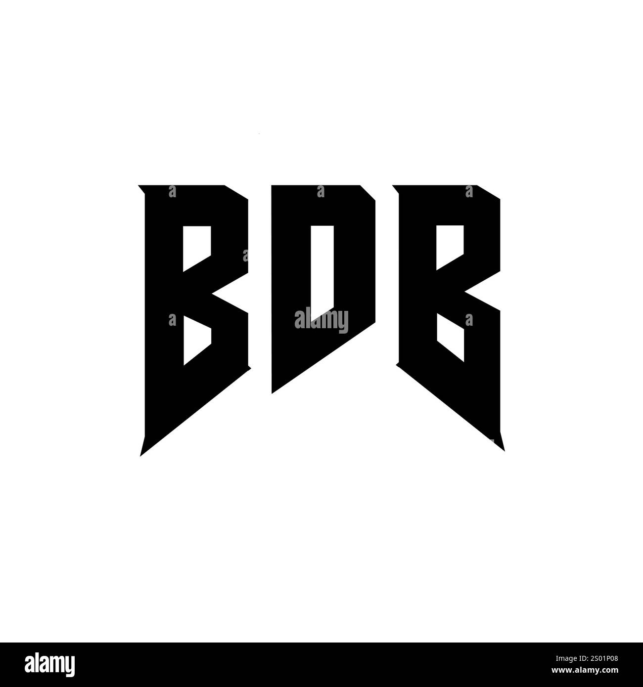 BDB letter logo design for technology company. BDB logo design black ...