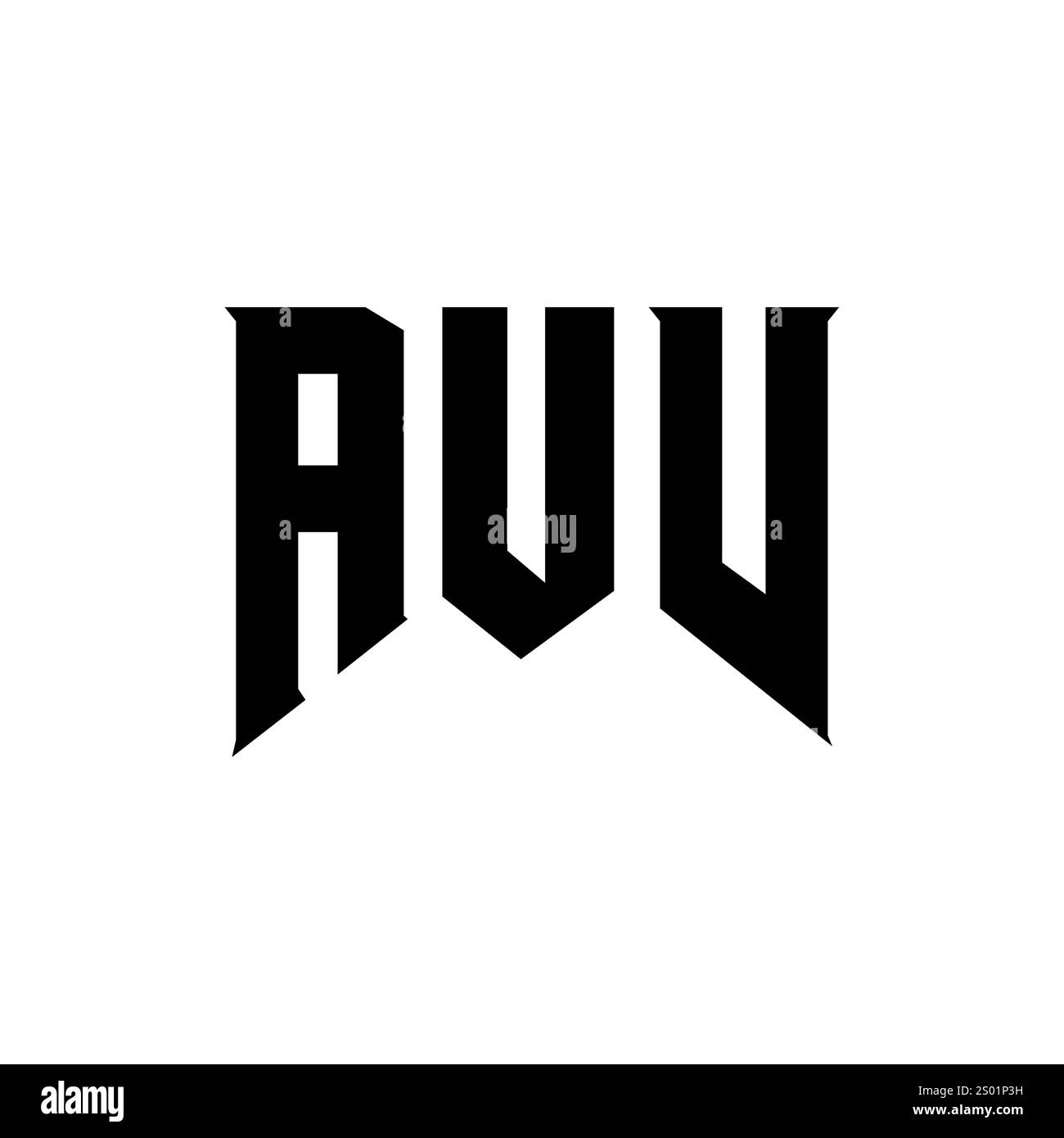 AUV letter logo design for technology company. AUV logo design black ...