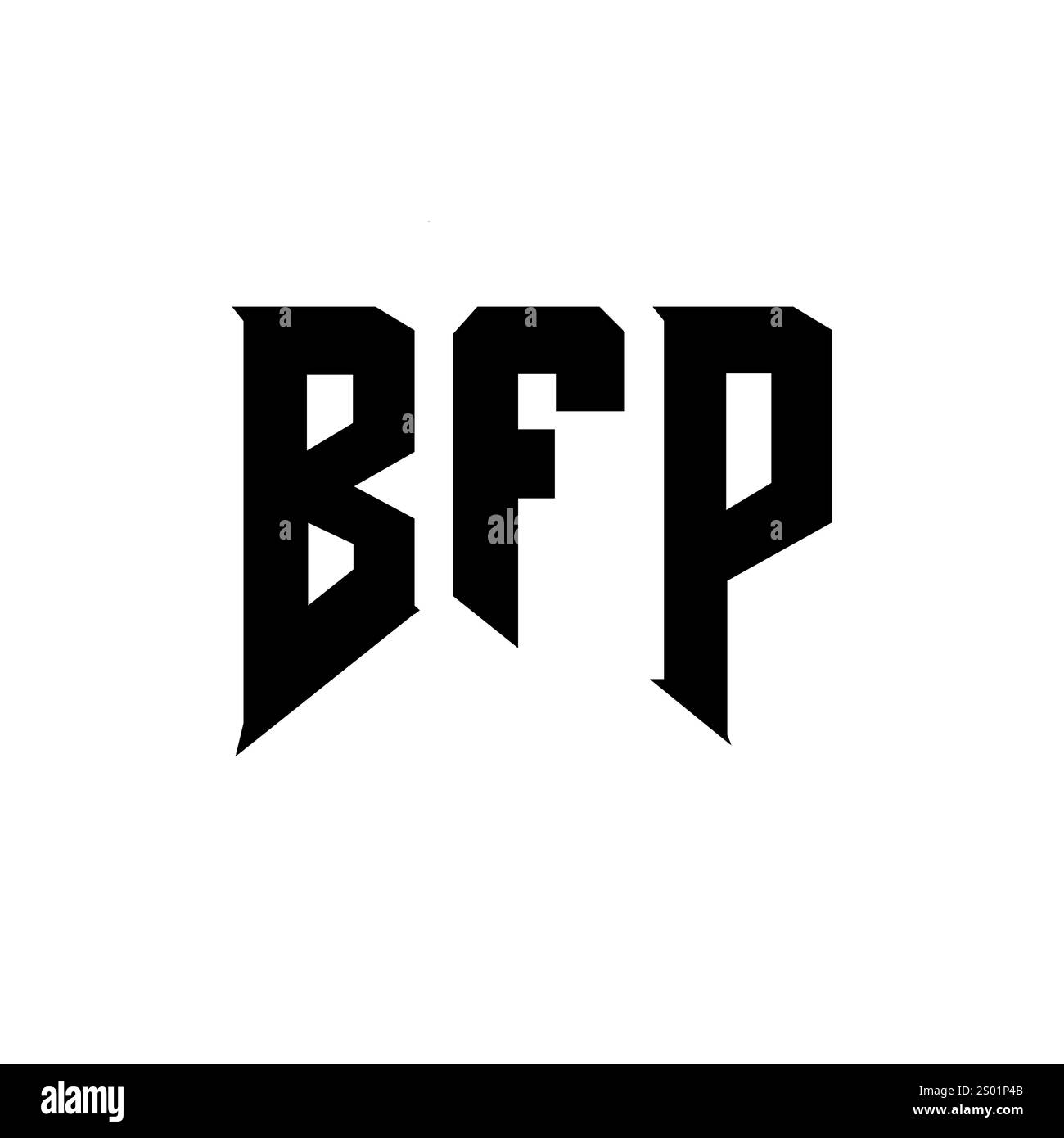 BFP letter logo design for technology company. BFP logo design black ...