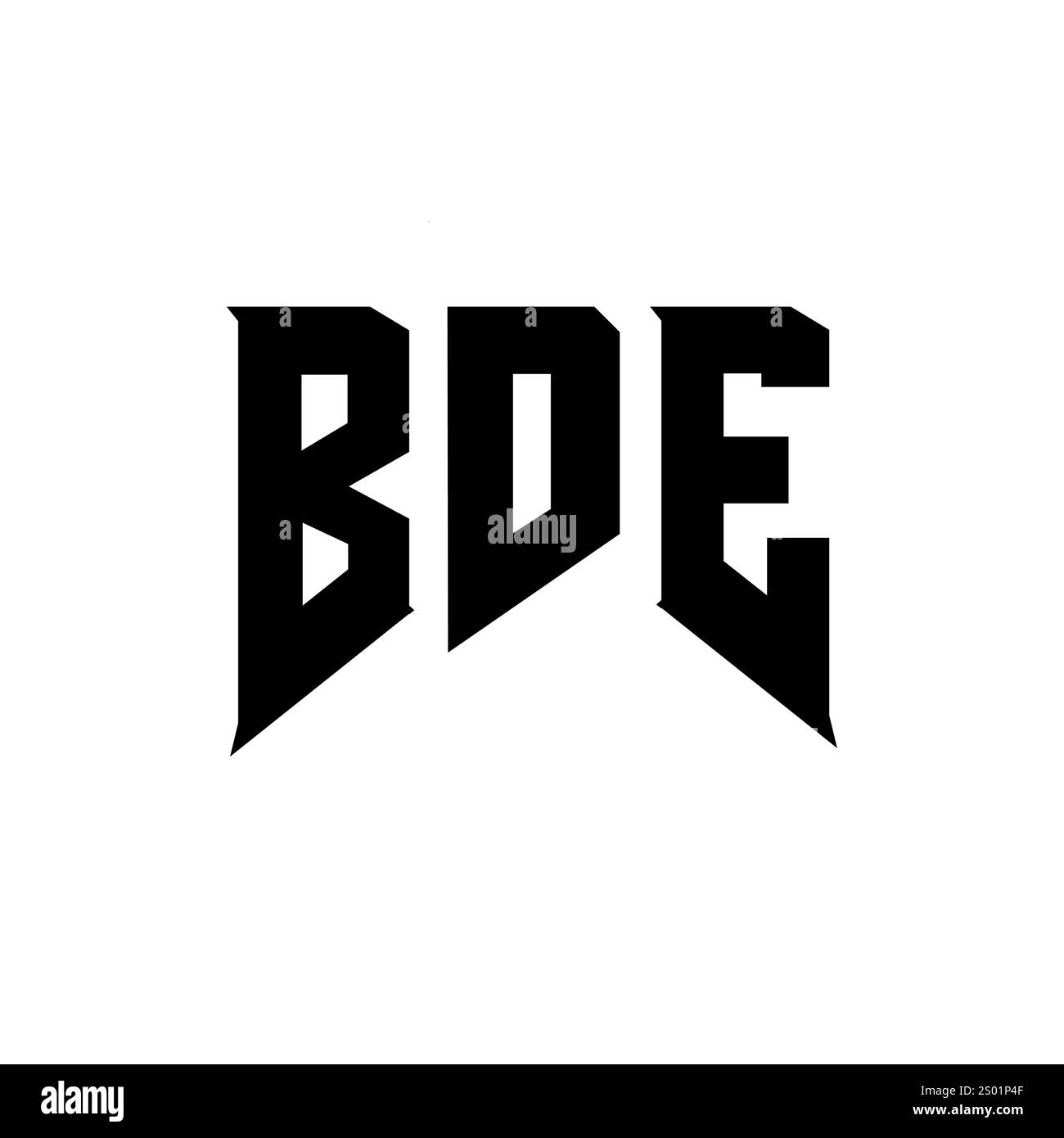BDE letter logo design for technology company. BDE logo design black ...