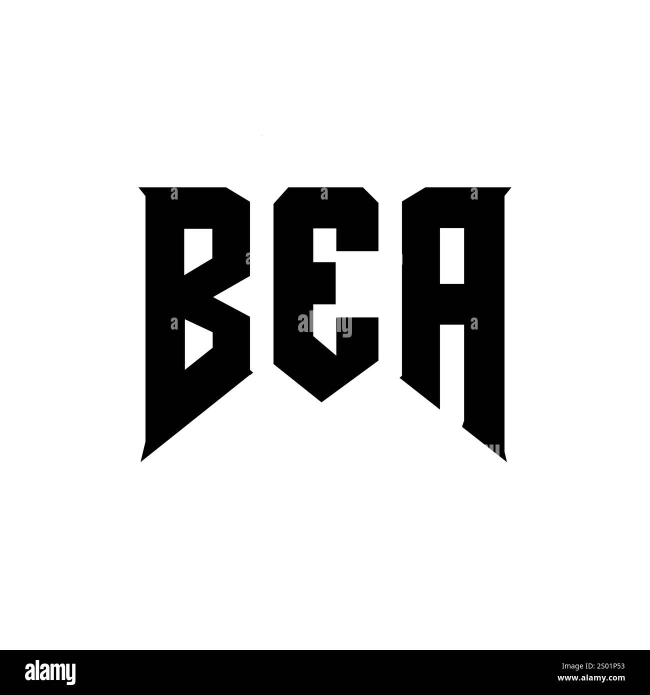 BEA letter logo design for technology company. BEA logo design black ...