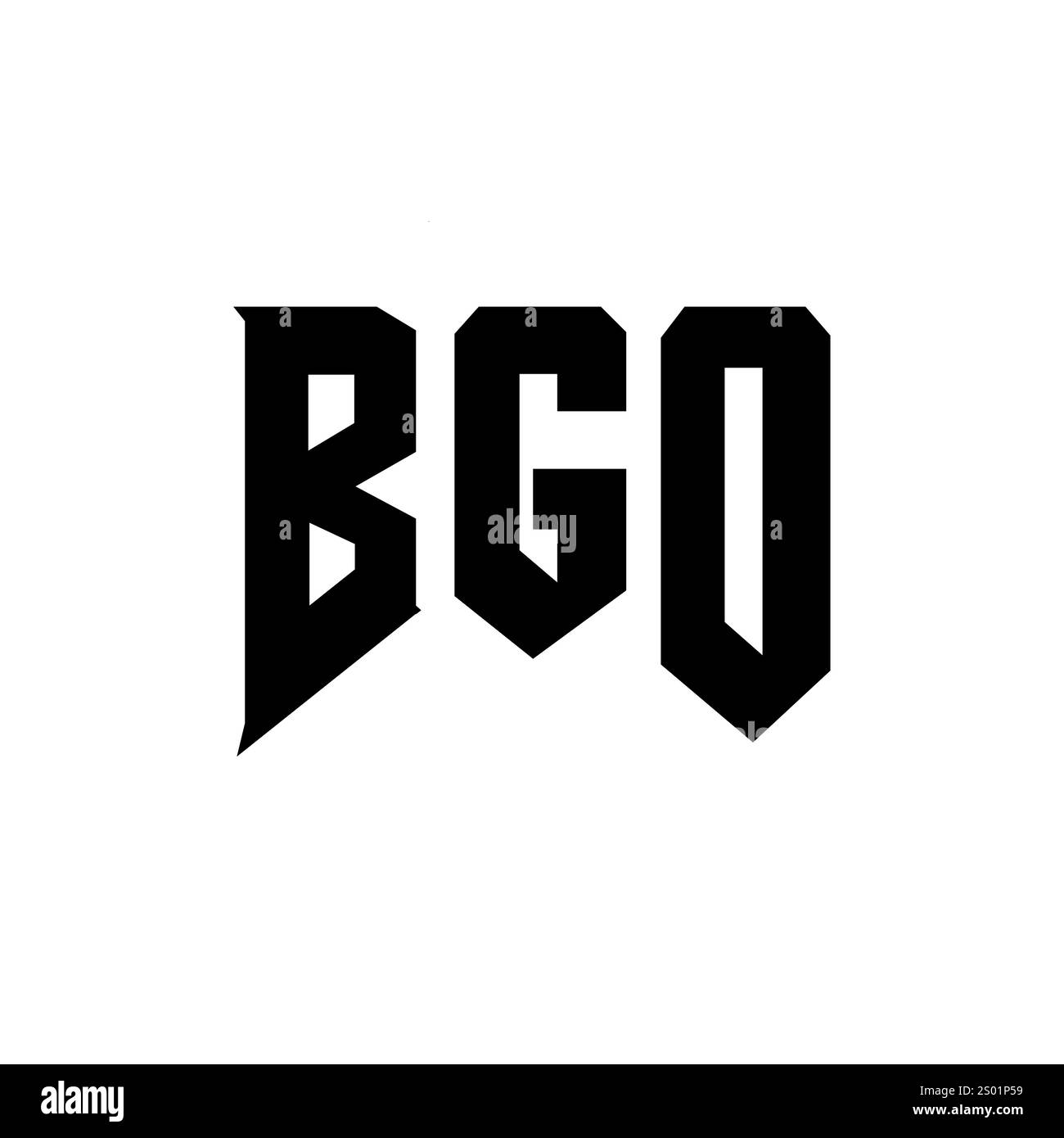 Bgo logo design Stock Vector Images - Alamy