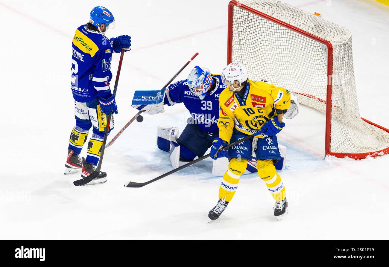 Kloten, Switzerland, 23rd Dec 2024: Striker #10 Andres Ambühl (Davos ...