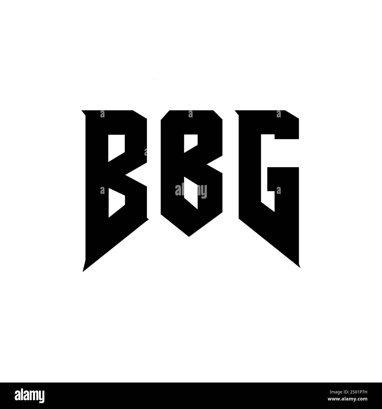 BBG letter logo design for technology company. BBG logo design black ...