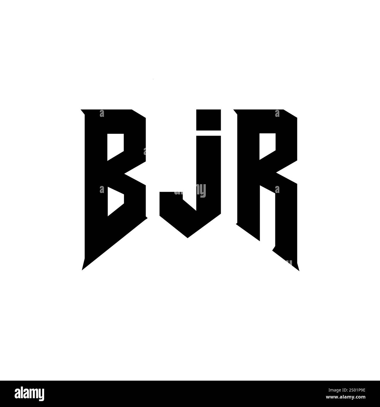 Bjr logo design Stock Vector Images - Alamy