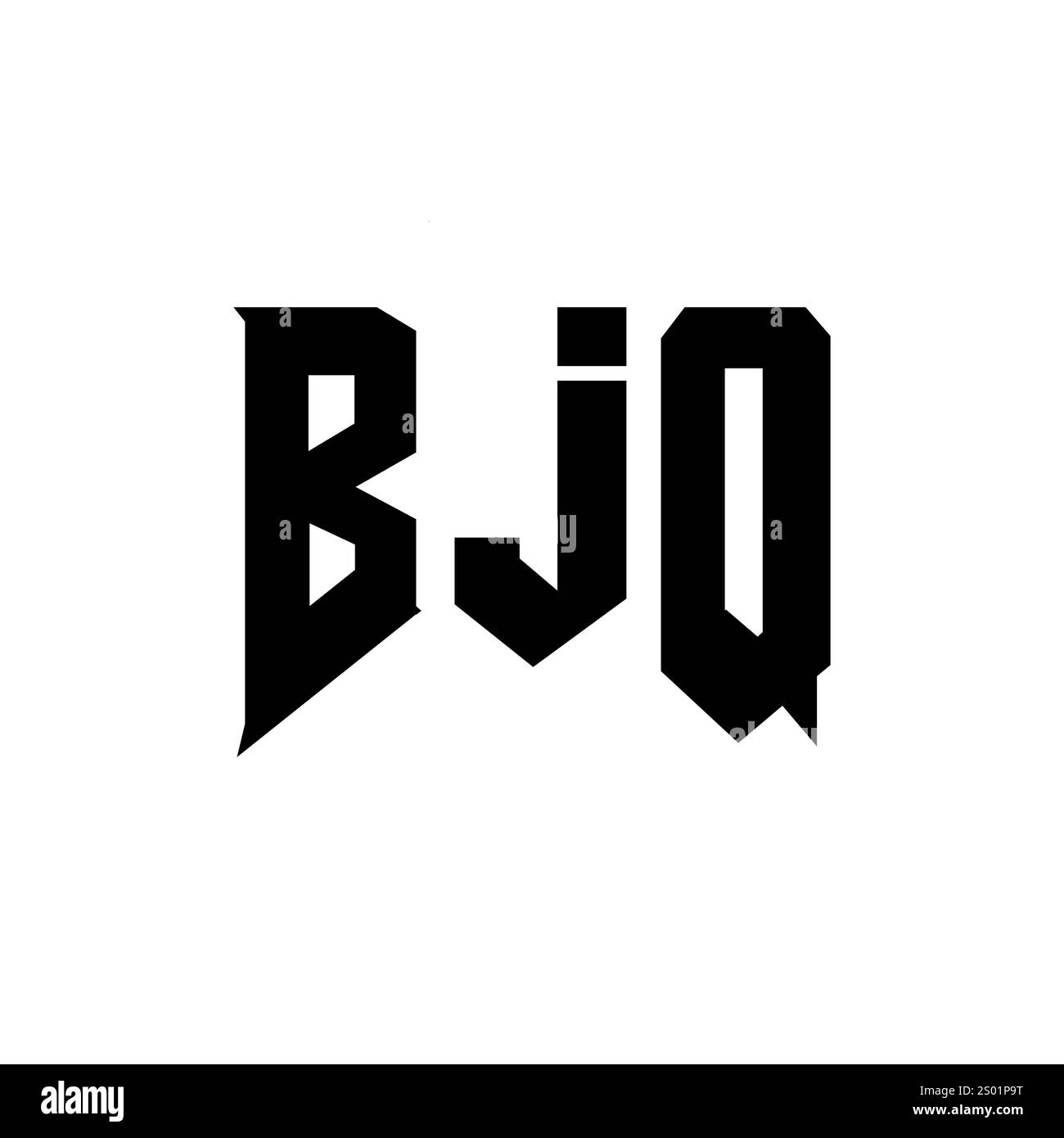 Bjq logo design hi-res stock photography and images - Alamy