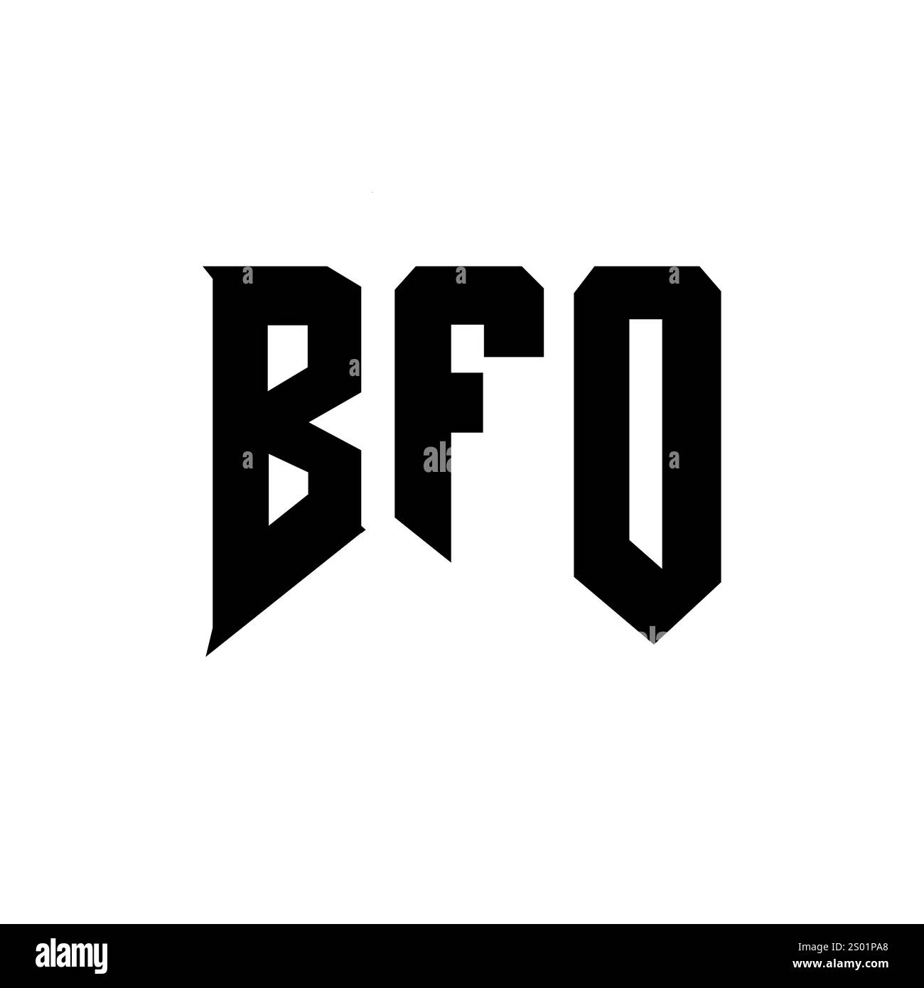 BFO letter logo design for technology company. BFO logo design black ...
