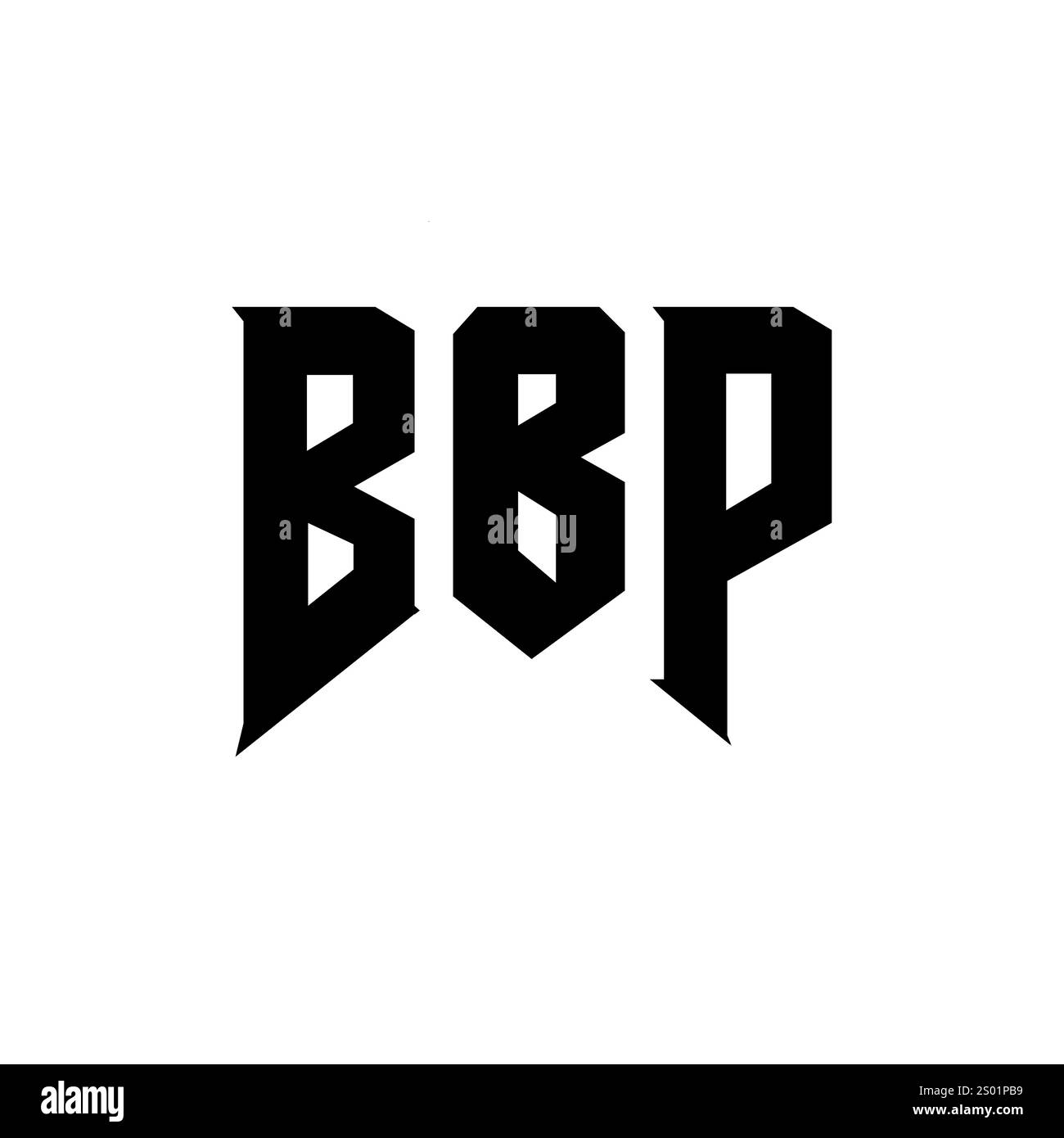 BBP letter logo design for technology company. BBP logo design black ...