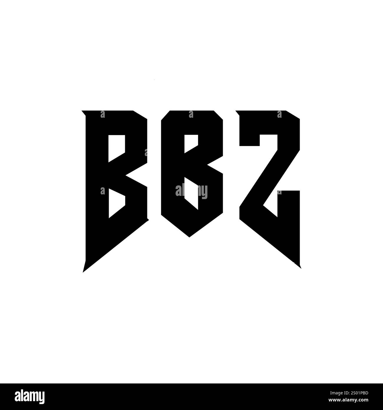 BBZ letter logo design for technology company. BBZ logo design black ...
