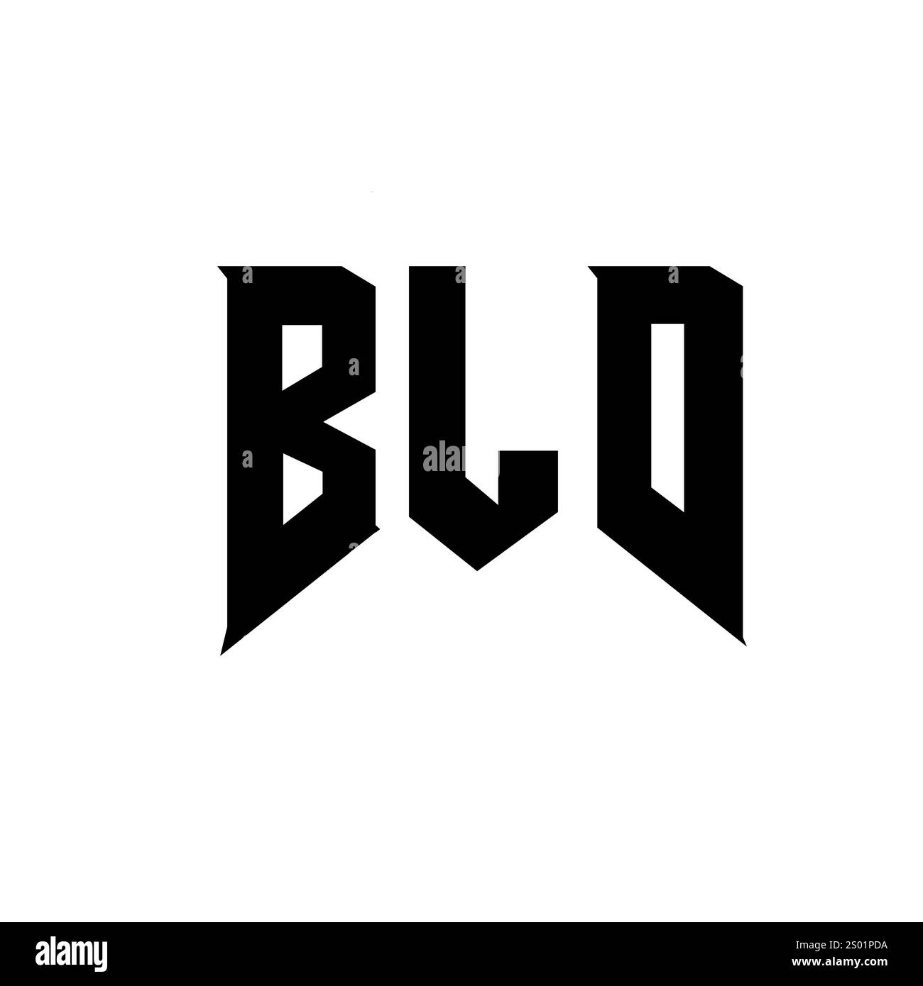 BLD letter logo design for technology company. BLD logo design black ...
