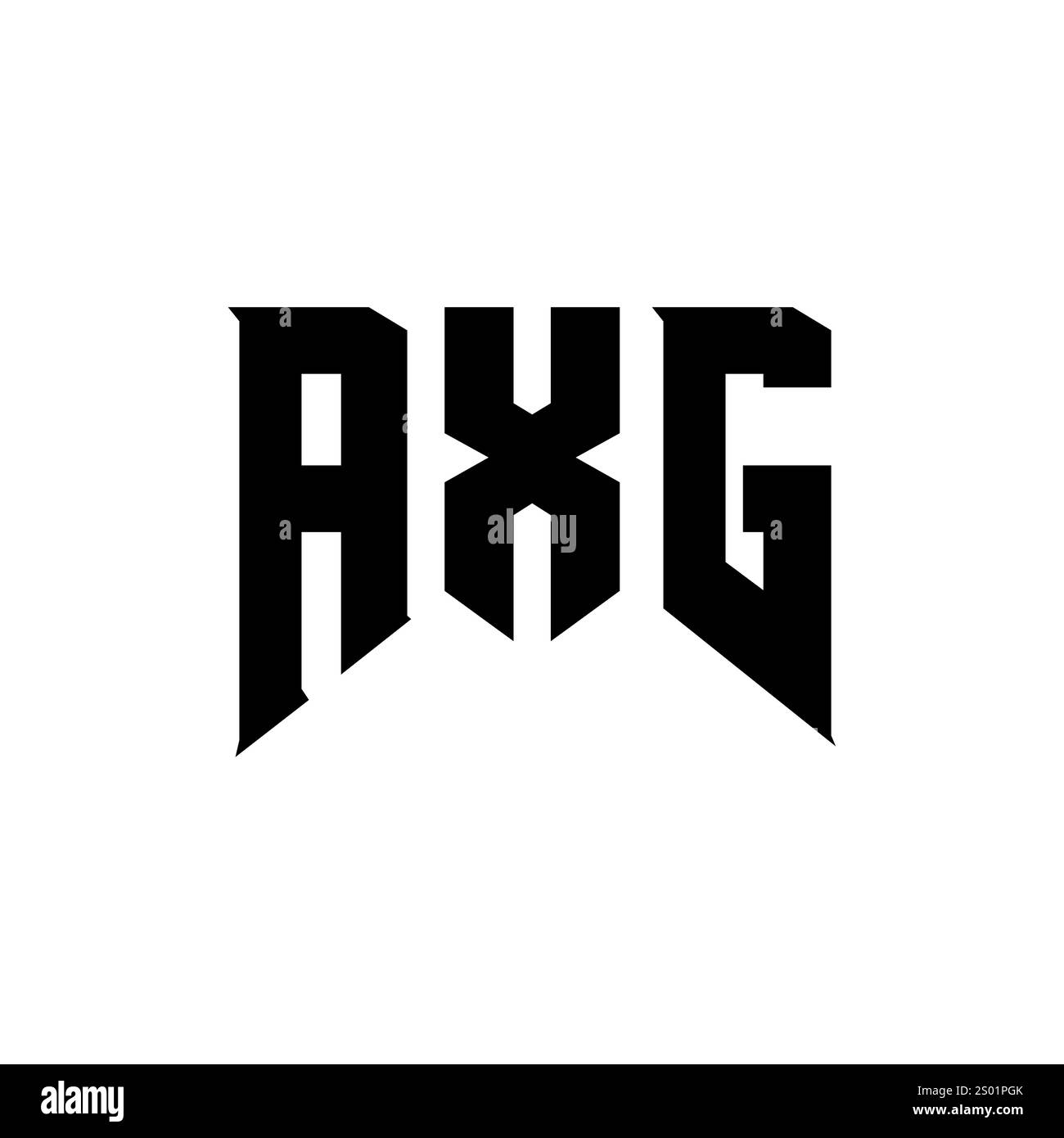 AXG letter logo design for technology company. AXG logo design black ...
