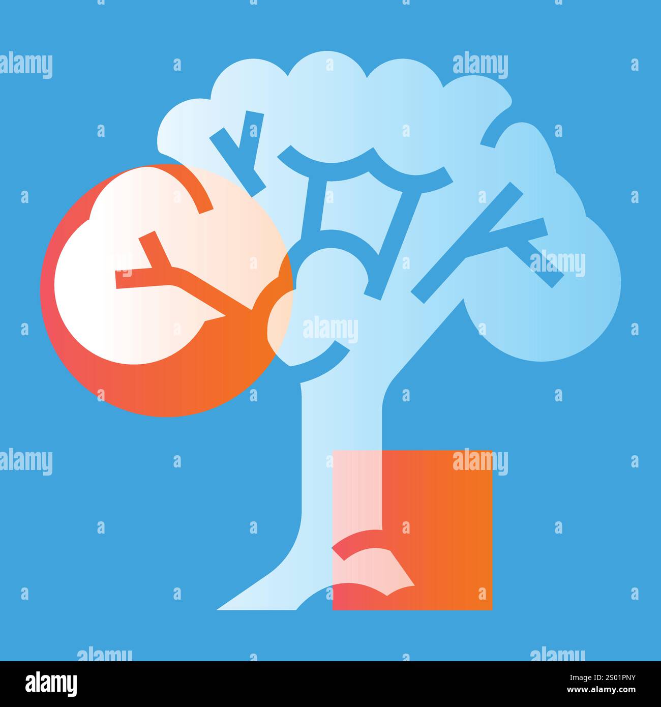 Tree with snow branch line black icon. Sign for web page, mobile app ...