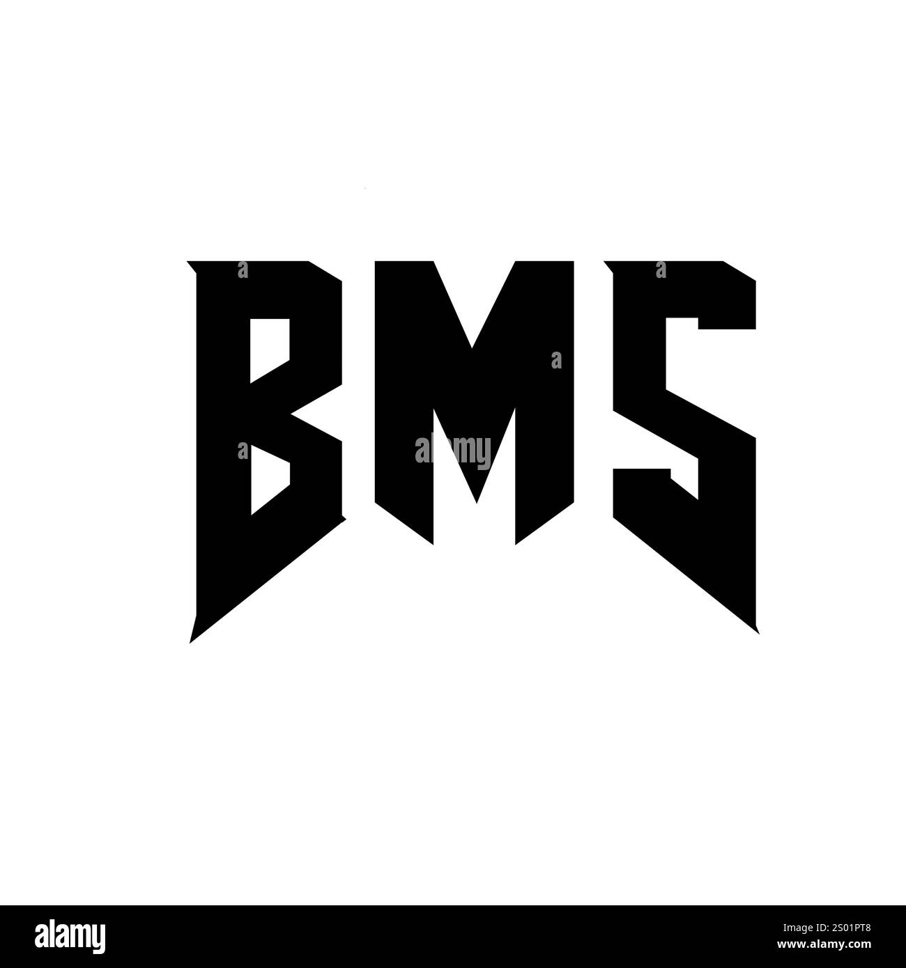 BMS letter logo design for technology company. BMS logo design black ...