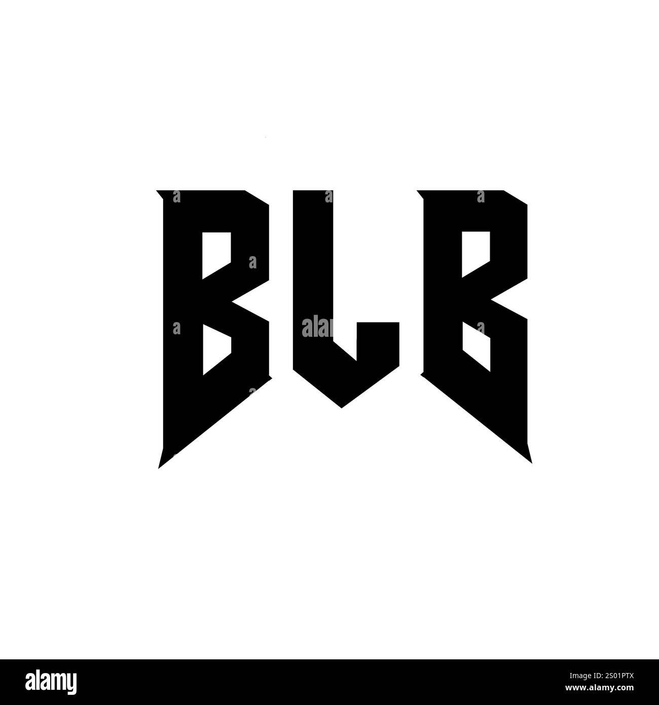 BLB letter logo design for technology company. BLB logo design black ...
