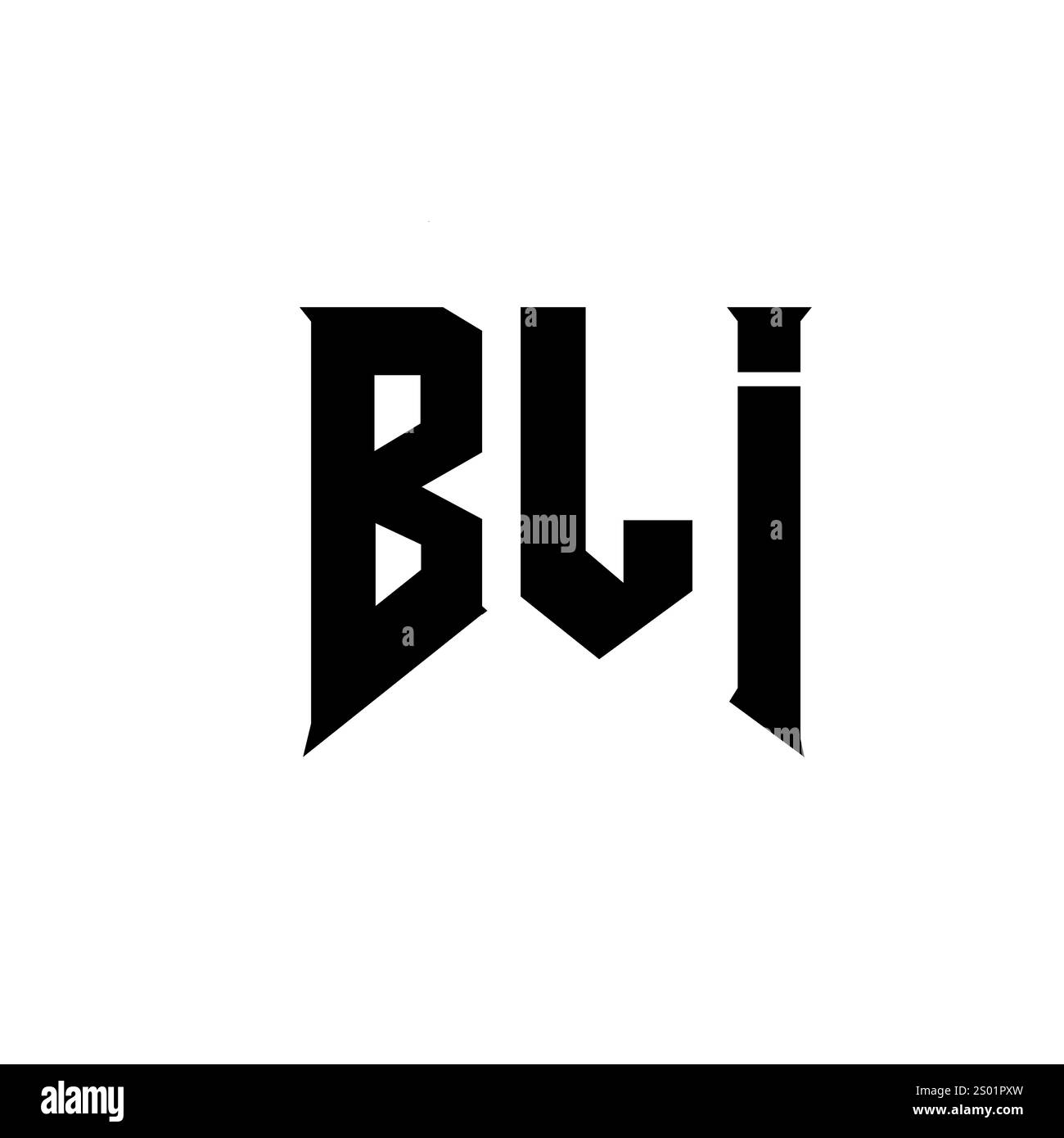 BLI letter logo design for technology company. BLI logo design black ...