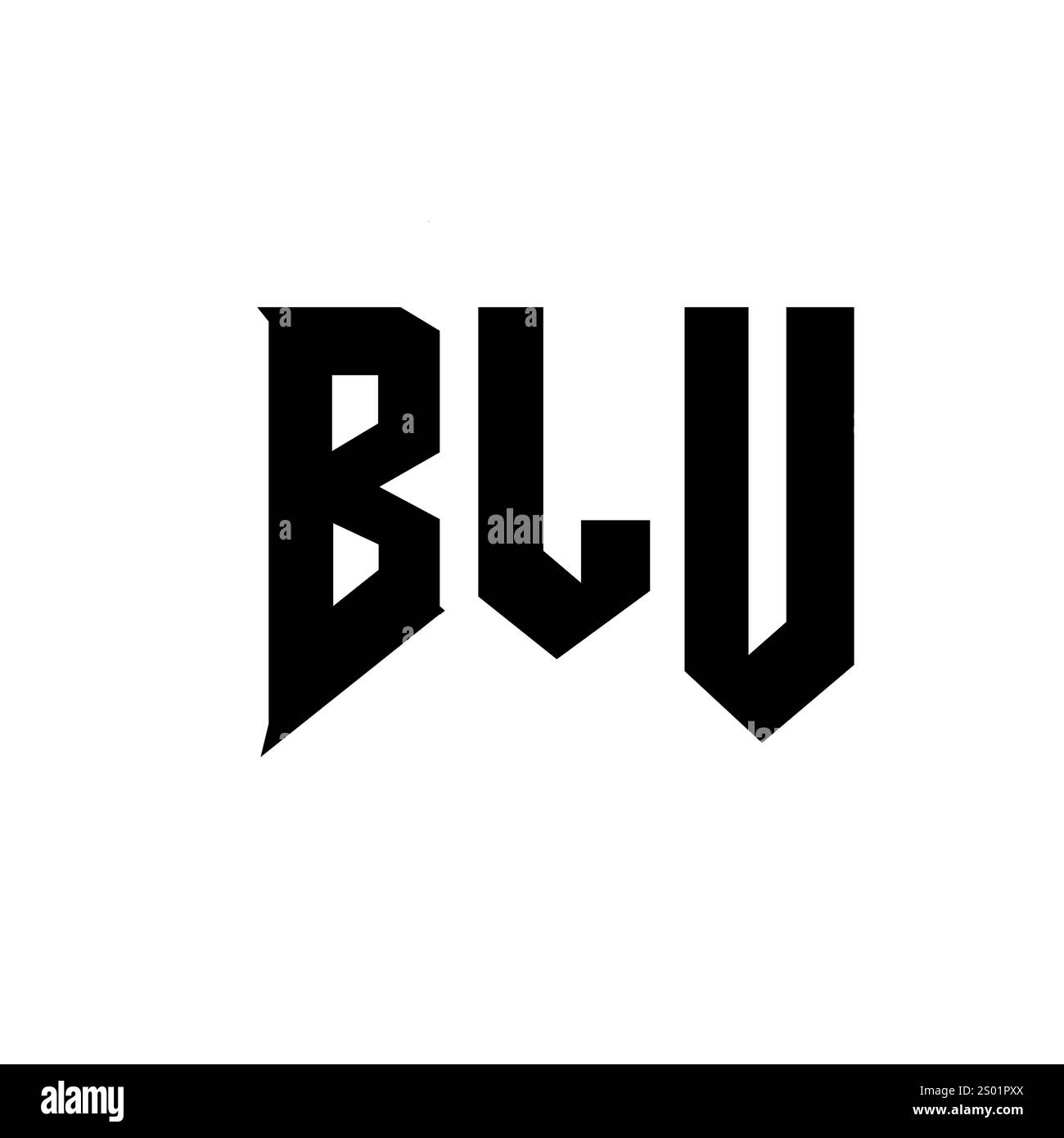 Blu logo design Stock Vector Images - Alamy