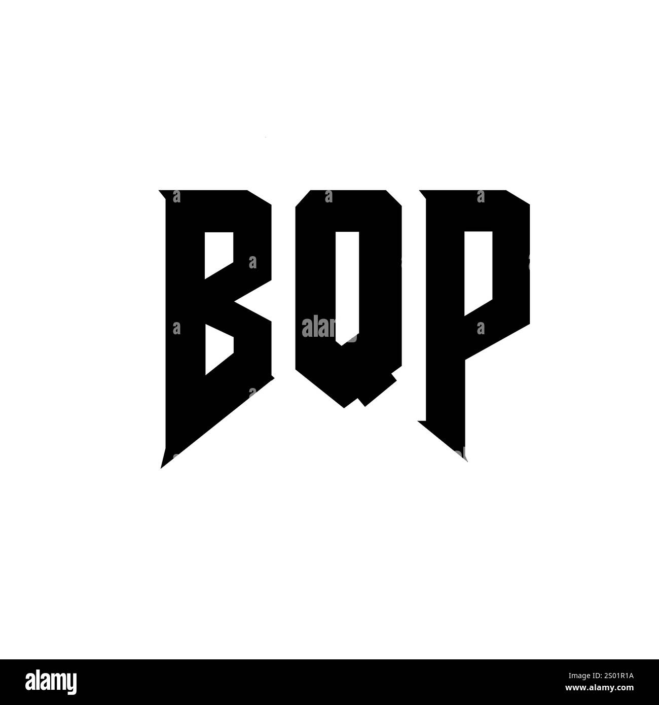 BQP letter logo design for technology company. BQP logo design black ...